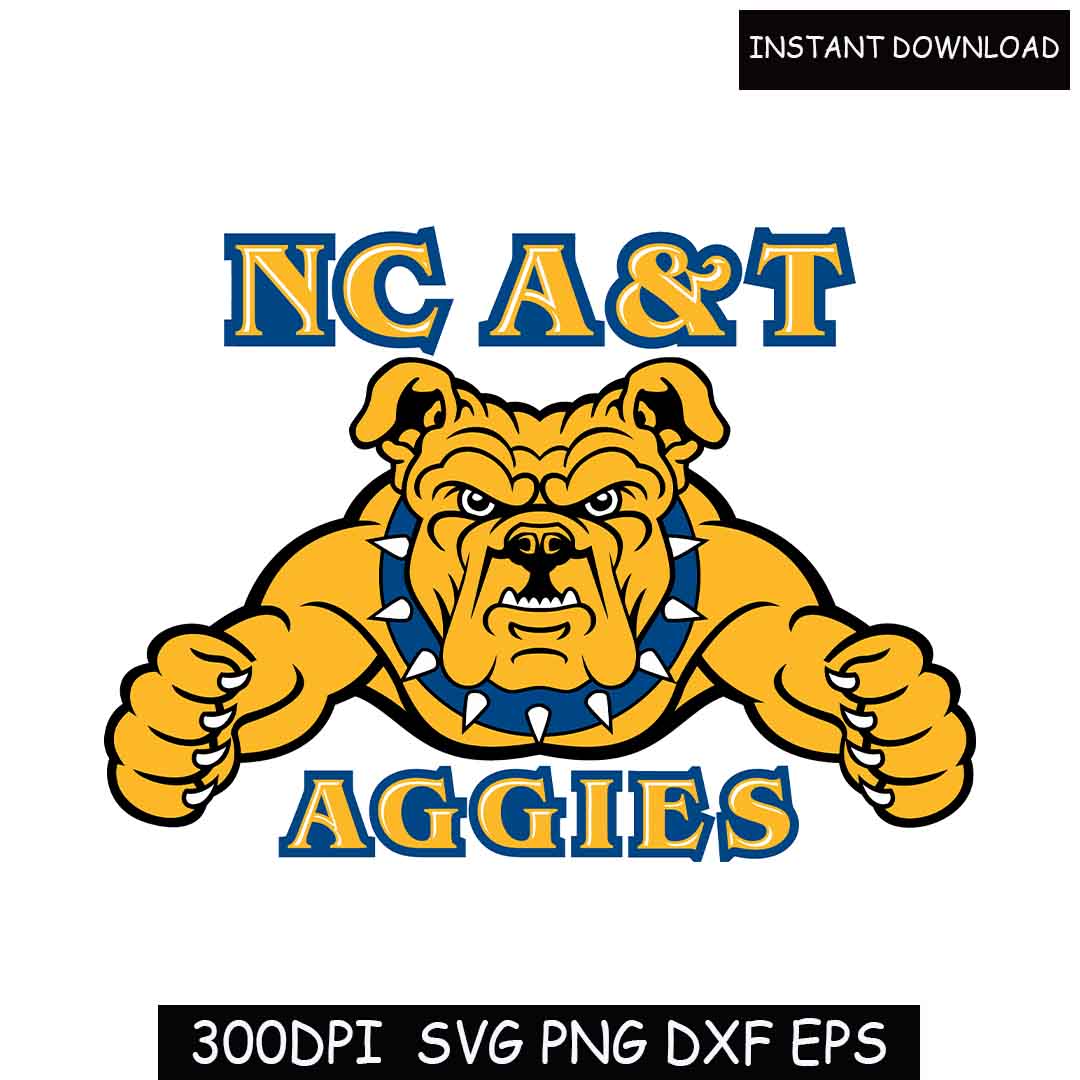 North Carolina A & T SVG, University svg, Logo, Aggies SVG, | Inspire ...
