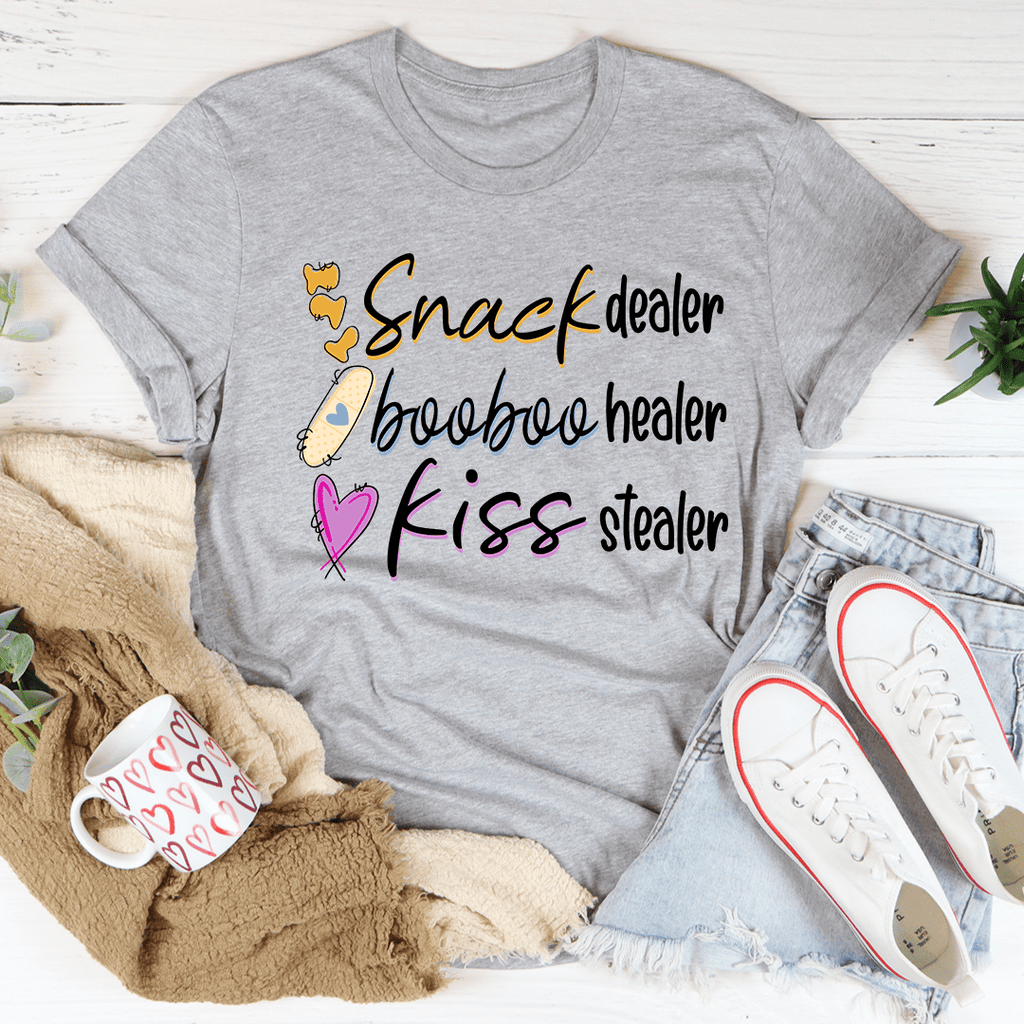 Snack Dealer Booboo Healer Kiss Stealer Tee | Inspire Uplift