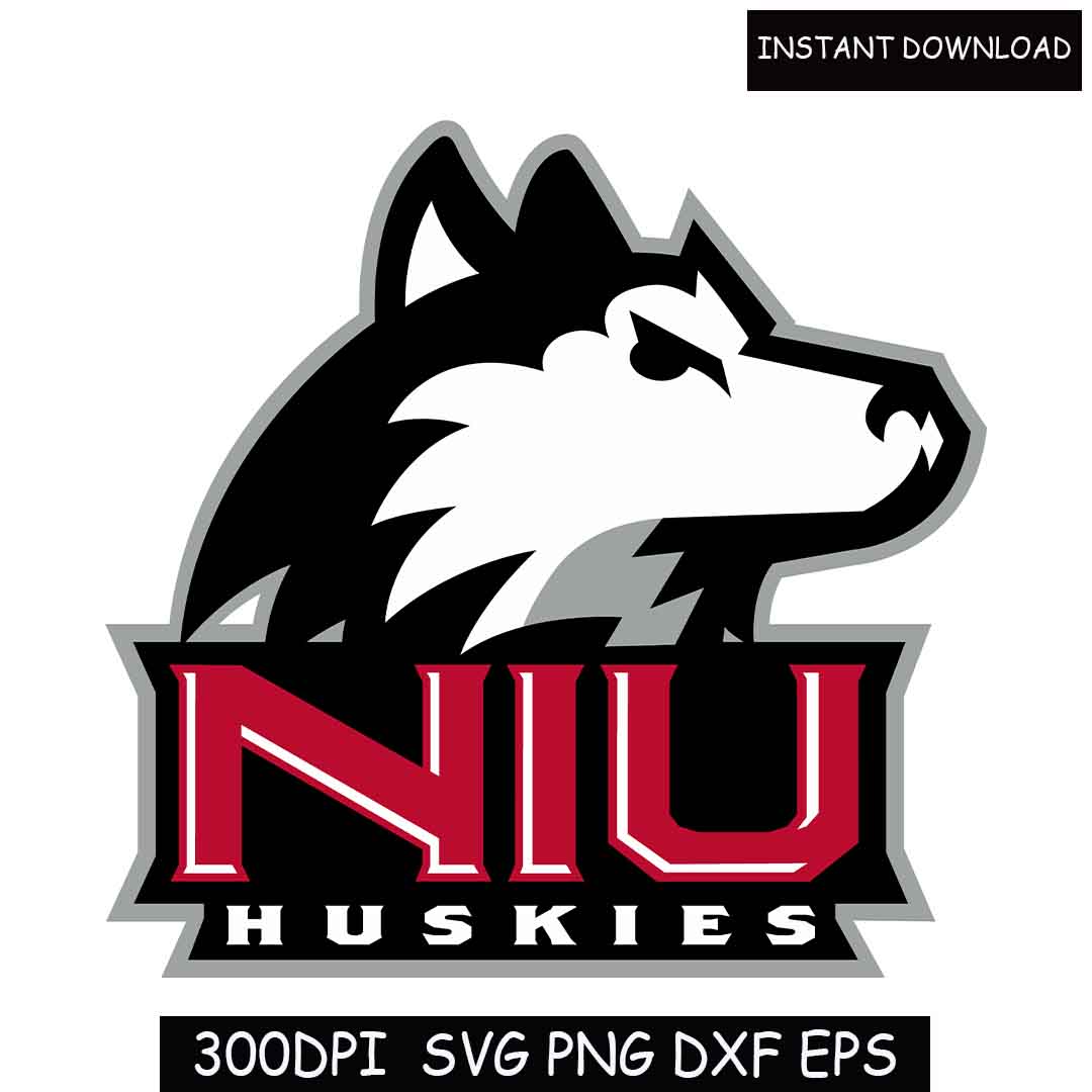 Huskies Team Logo svg,Mascot Inside Letter,Huskies Team Logo - Inspire ...