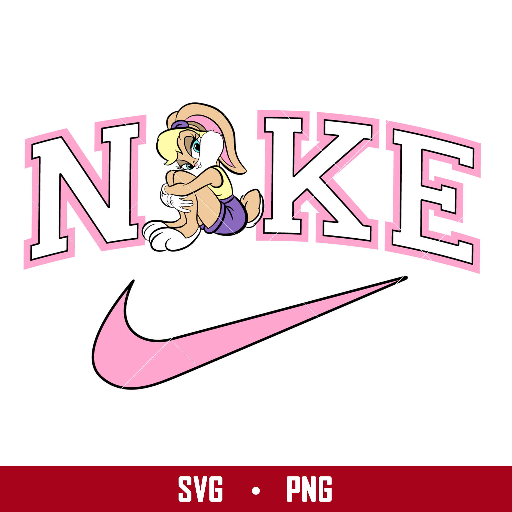 Nike Lola Bunny Svg, Lola Bunny Swoosh Svg, Nike Logo Svg, L | Inspire ...