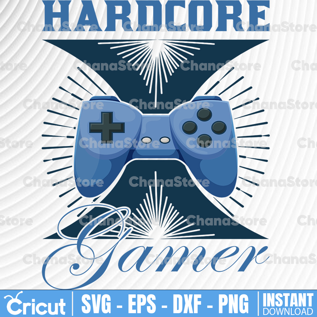 Hardcore Gamer svg Svg, Gaming Svg, Geek Svg, Nerd Svg, Sil | Inspire ...