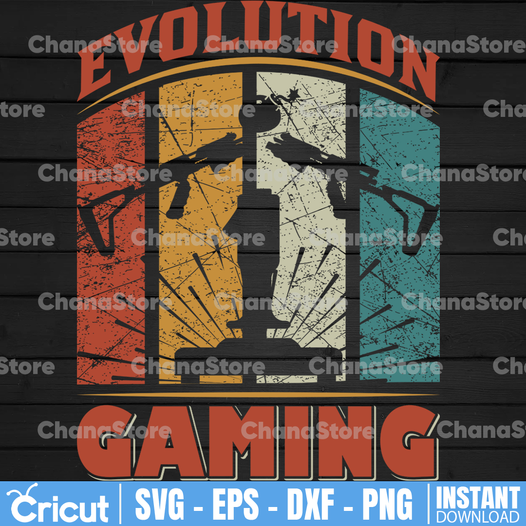Evolution Gaming Video Game Svg Video Game Lovers, Game Cont | Inspire ...