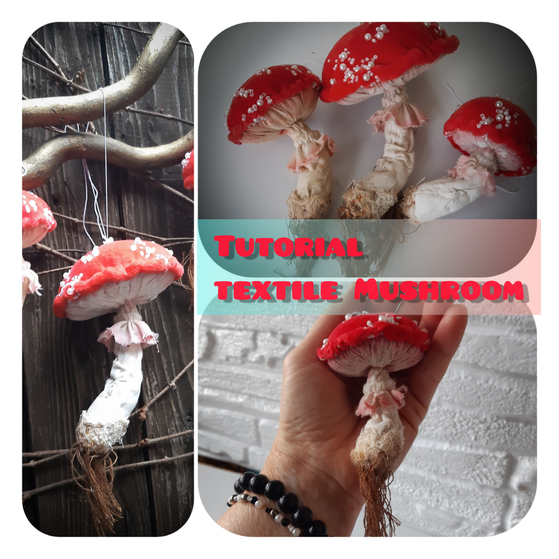 Pattern and instructions for sewing textile mushroom fly aga - Inspire ...
