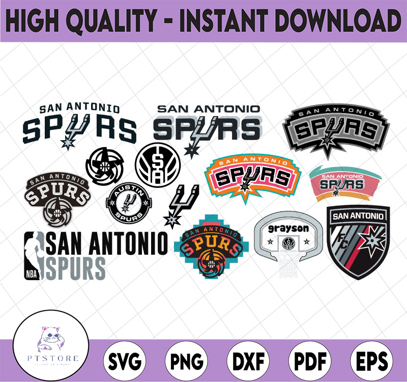 14 Files San Antonio Spurs SVG, NBA Basketball bundle svg,N | Inspire ...
