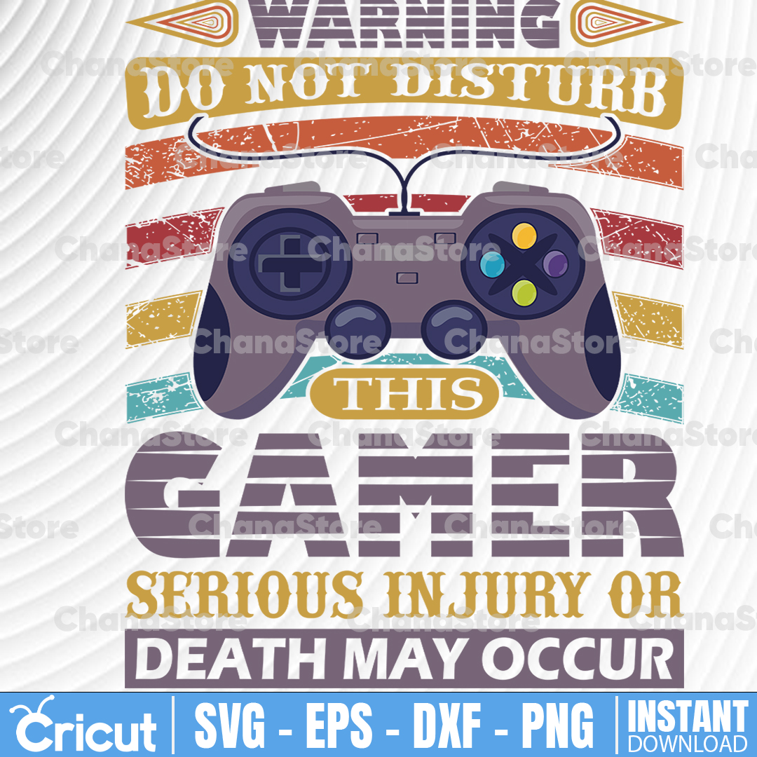 Warning do not disturb this gamer serious injury or death ma | Inspire ...