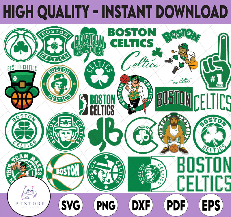 25 Files Boston Celtics Bundle Svg, NBA sports, Boston Celti | Inspire ...