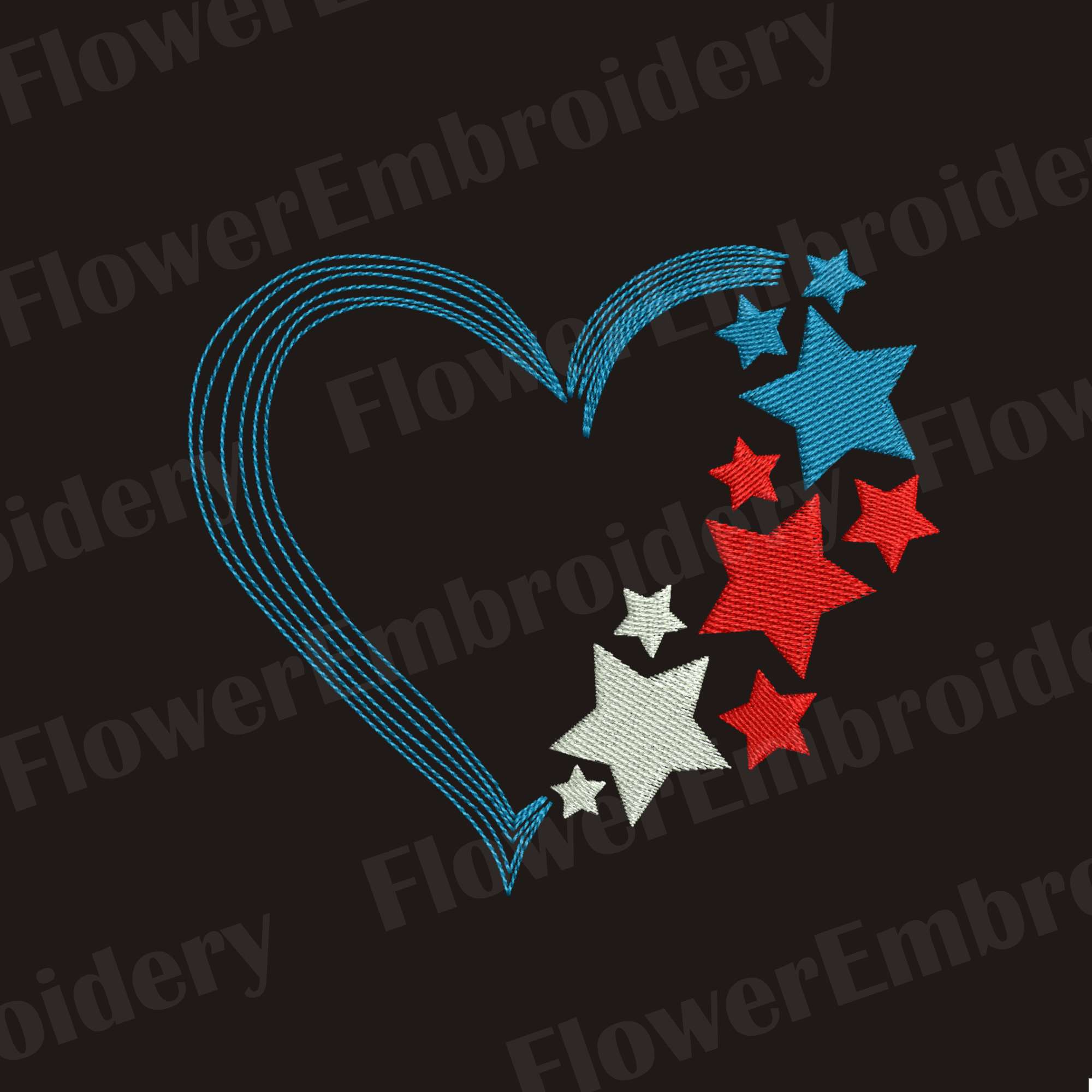 Memorial day embroidery 4th of July design USA embroidery de | Inspire ...