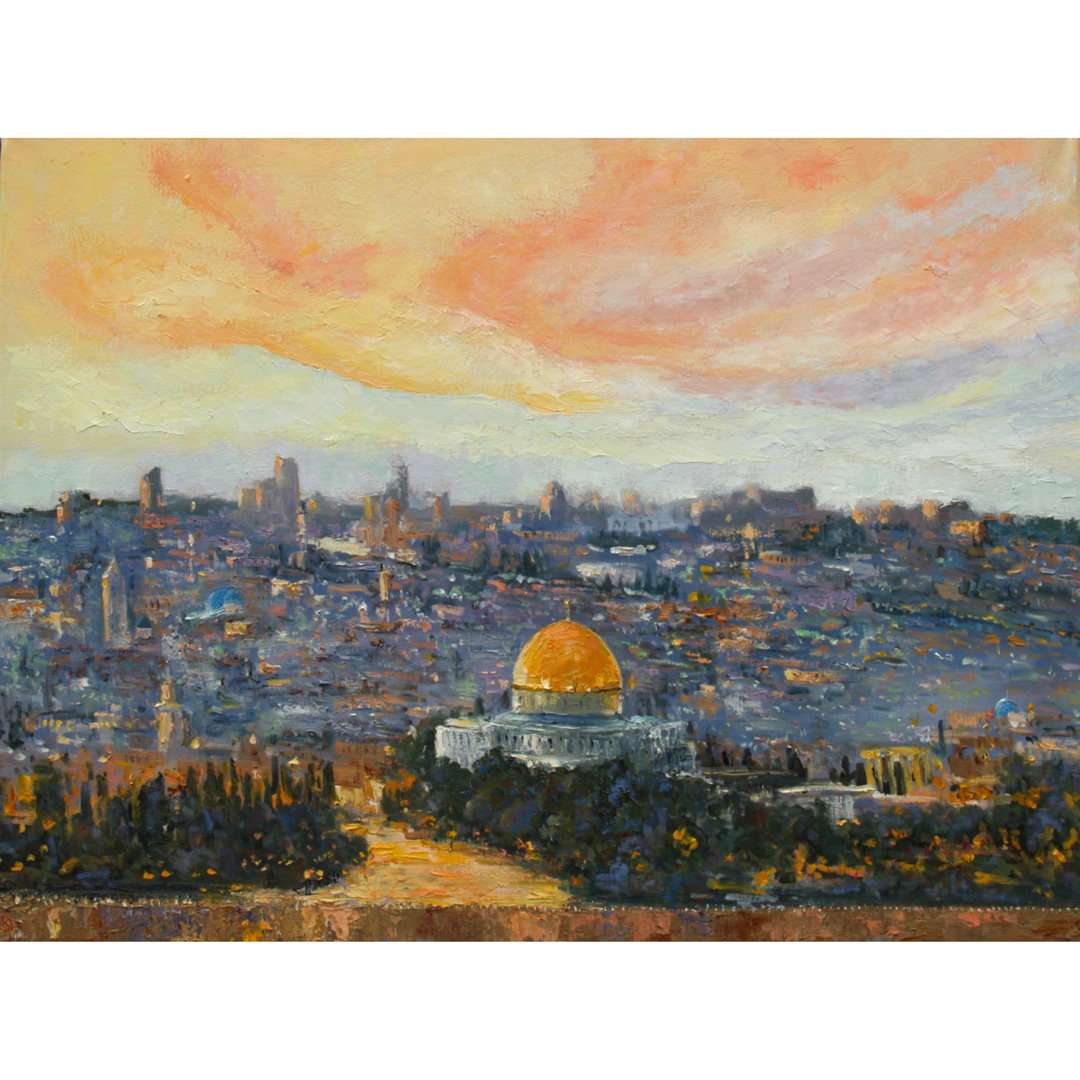 Jerusalem Painting Cityscape Original Art Impressionist Art | Inspire ...