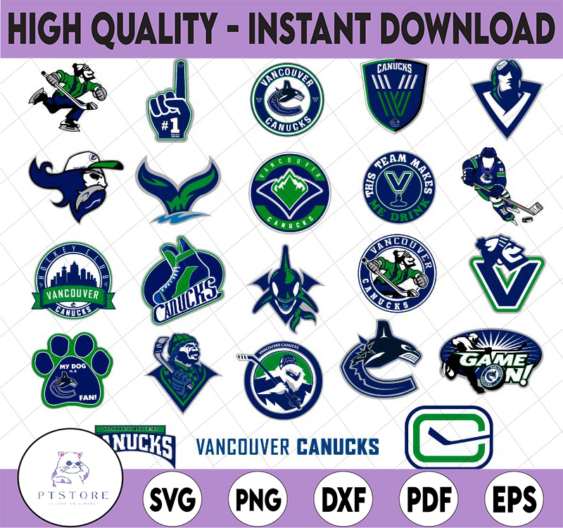 23 Files Vancouver Canucks Bundle SVG, Canucks Svg, NHL Svg, | Inspire ...