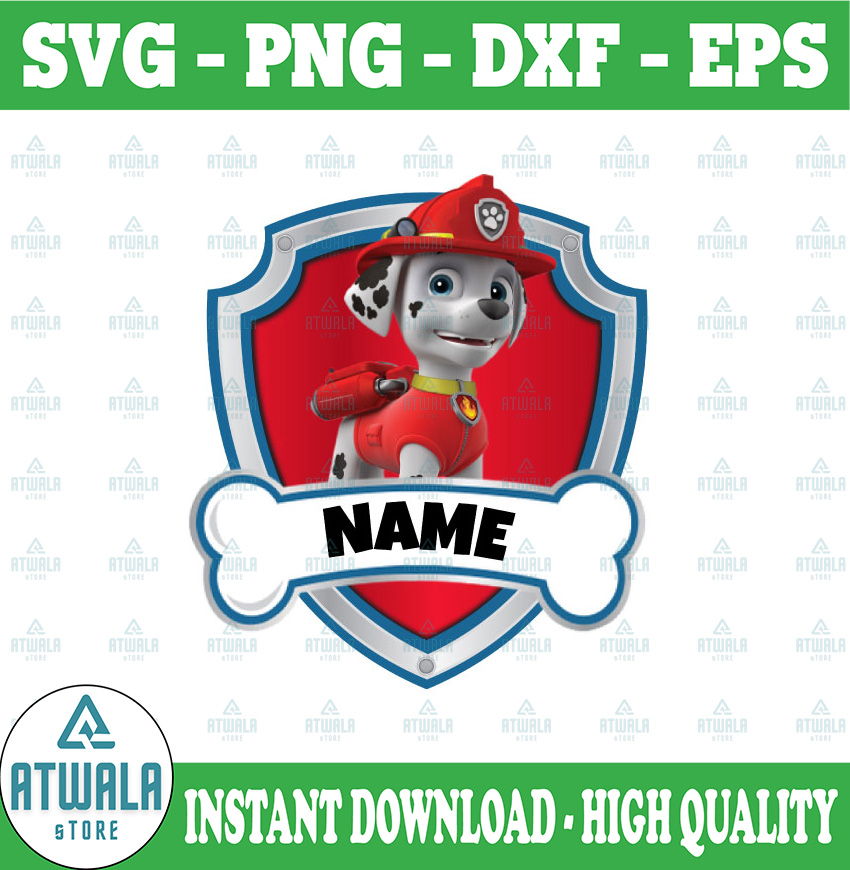 Marshall Paw Patrol Custom Birthday Png, Personalized Paw Pa | Inspire ...