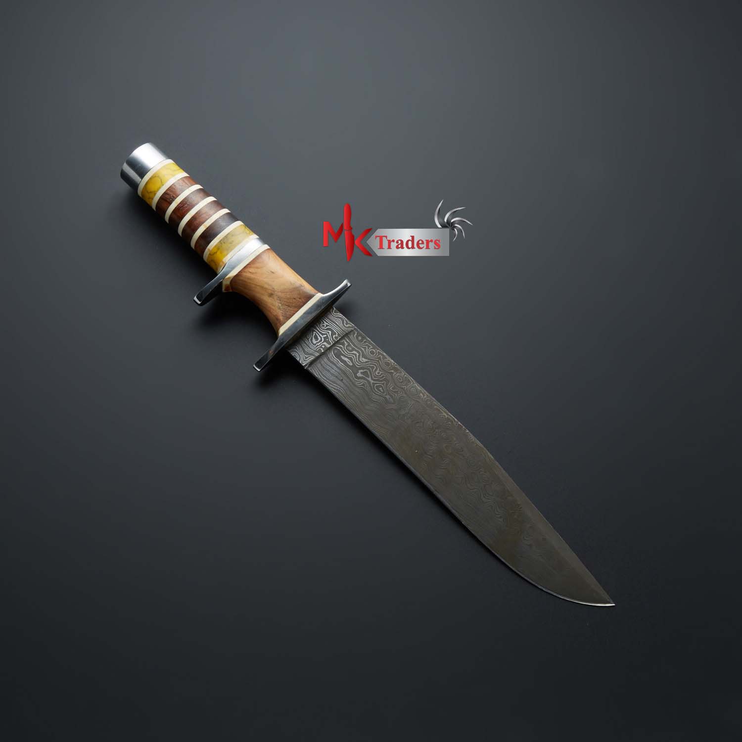 CUSTOM HANDMADE DAMASCUS STEELBOWIE HUNTING KINIFE IN EBAY | Inspire Uplift