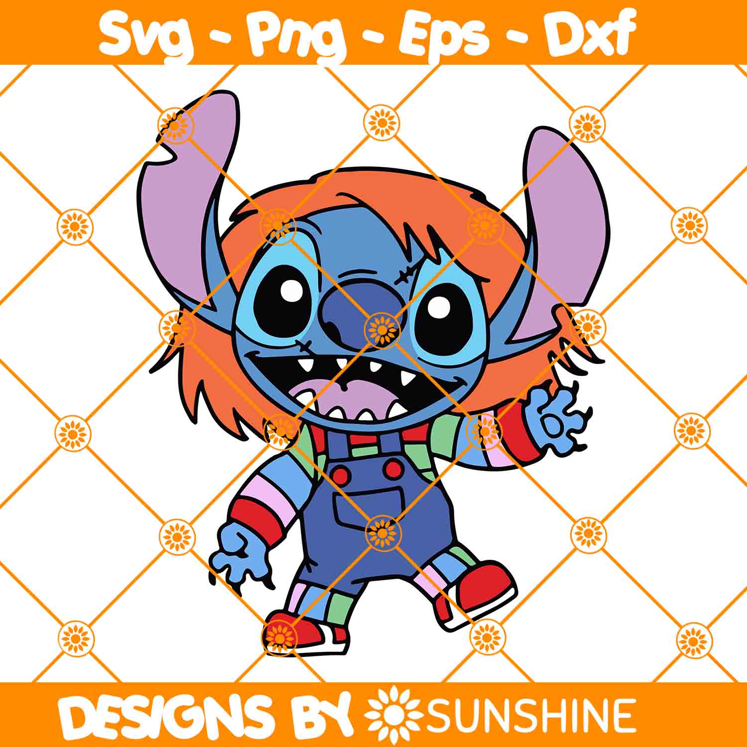 Chucky Stitch Halloween Svg, Stitch Svg, Chucky Stitch Horro - Inspire Uplift