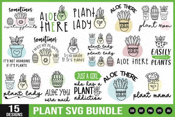 Trending Potted Plant SVG Bundle, Houseplant Svg, Plants in | Inspire ...