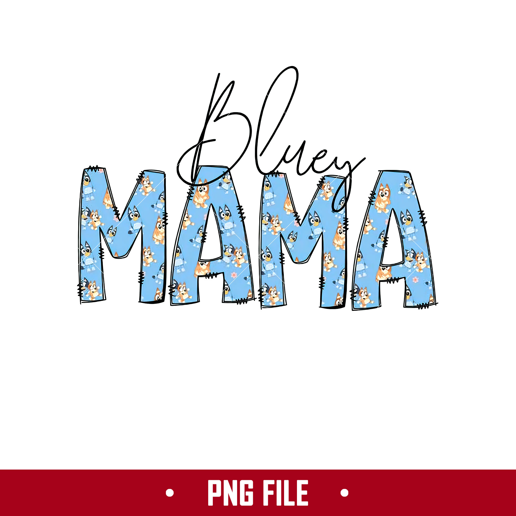 Bluey Mama Png, Dog Mama Png, Bluey Mother's Day Png, Bluey | Inspire ...
