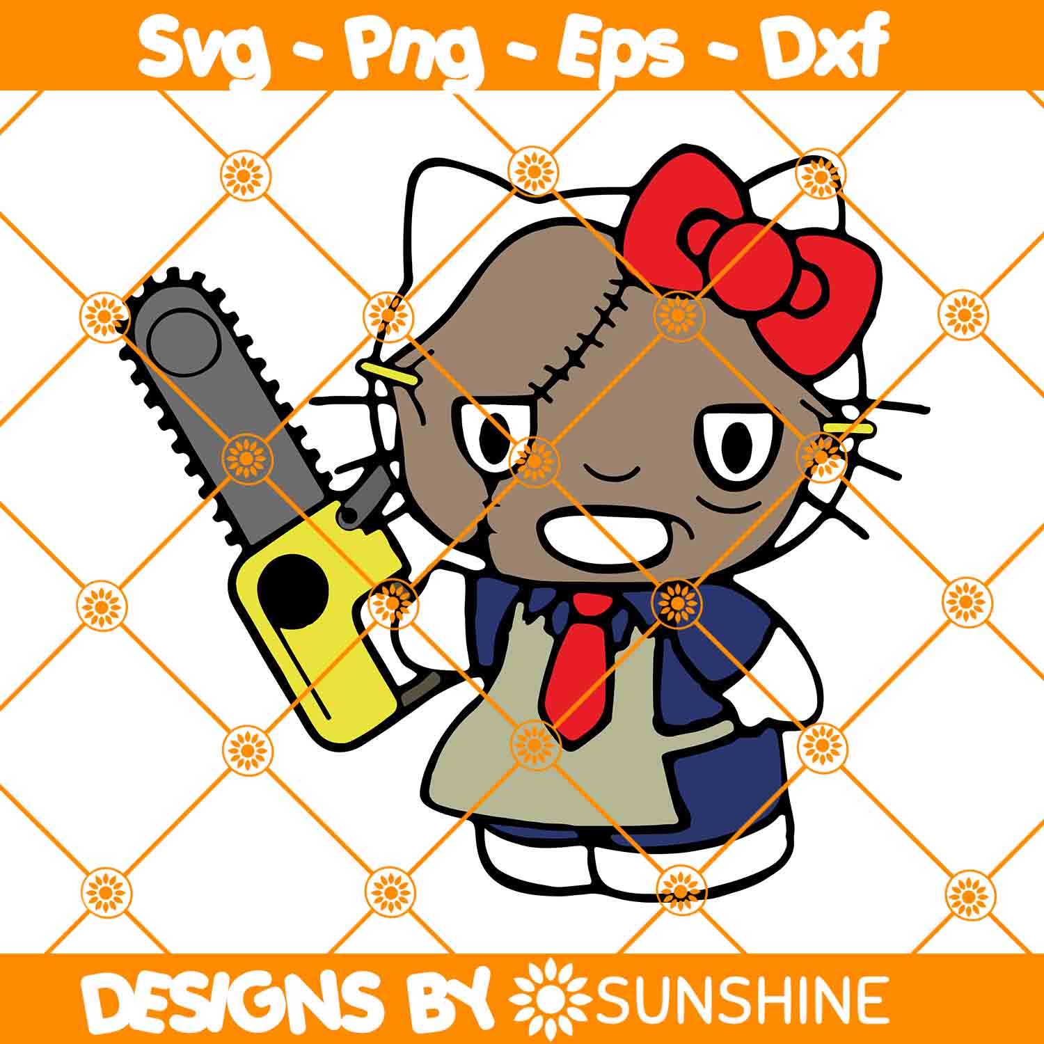 Hello Kitty Leatherface Svg, Hello Kitty Svg Leatherface Svg | Inspire ...