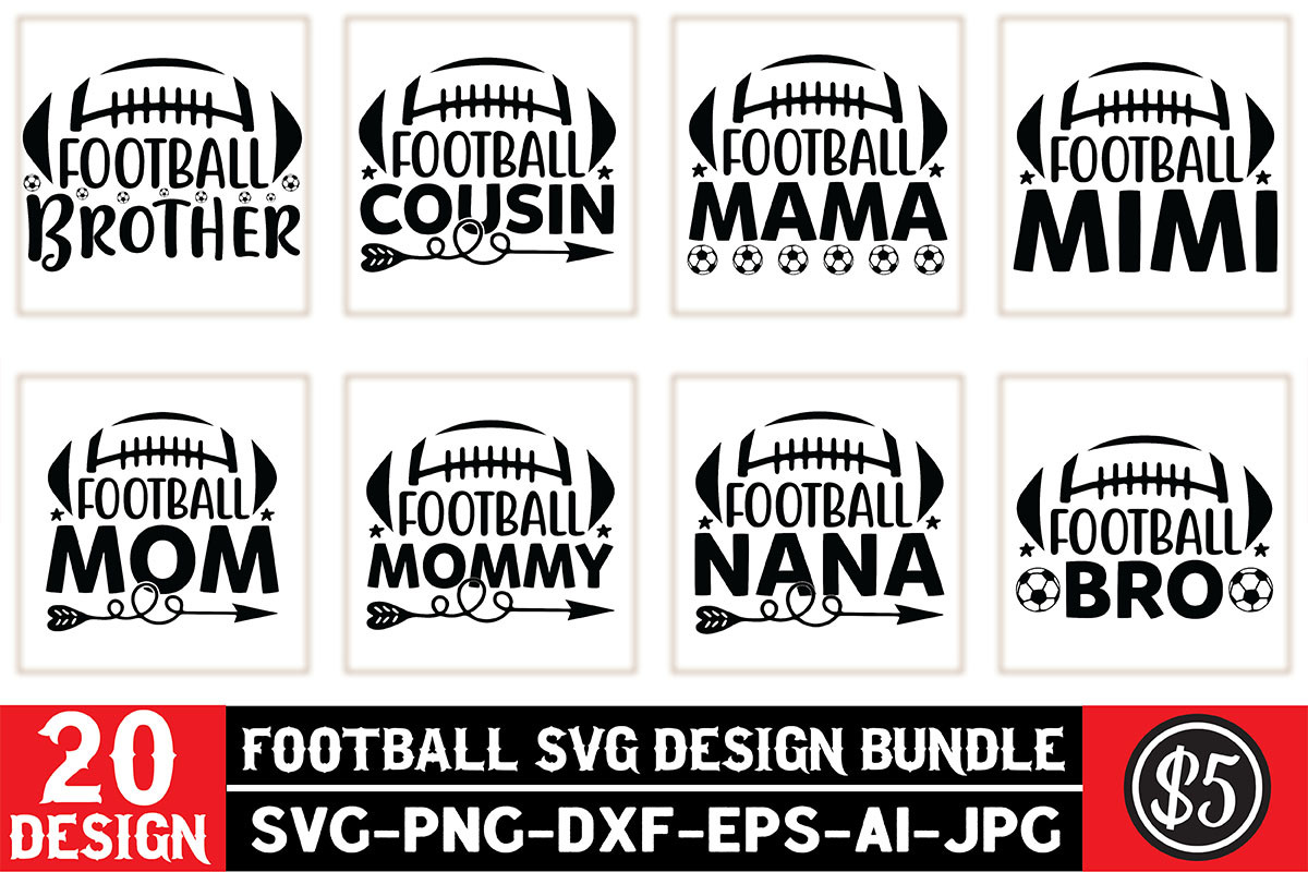 Football SVG Bundle | Football svg | Funny Football Sayings | Inspire ...