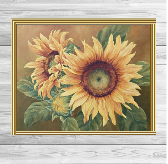 Cross stitch pattern | Sunflower embroidery | Floral embroid | Inspire ...