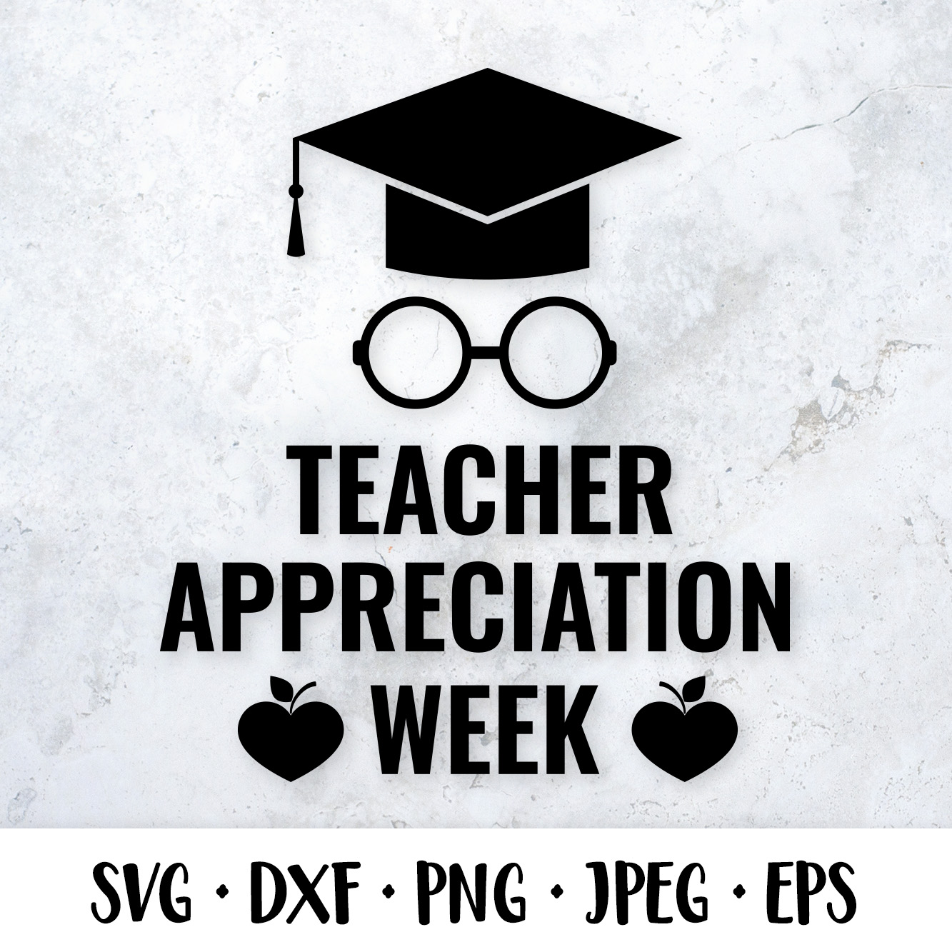 Teacher Appreciation Week SVG cut file. Gift for teacher | Inspire Uplift