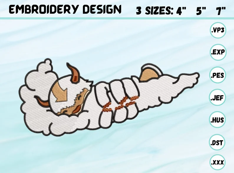EMBROIDERY Designs file, Cartoon Embroidery Design, Trendy E | Inspire ...