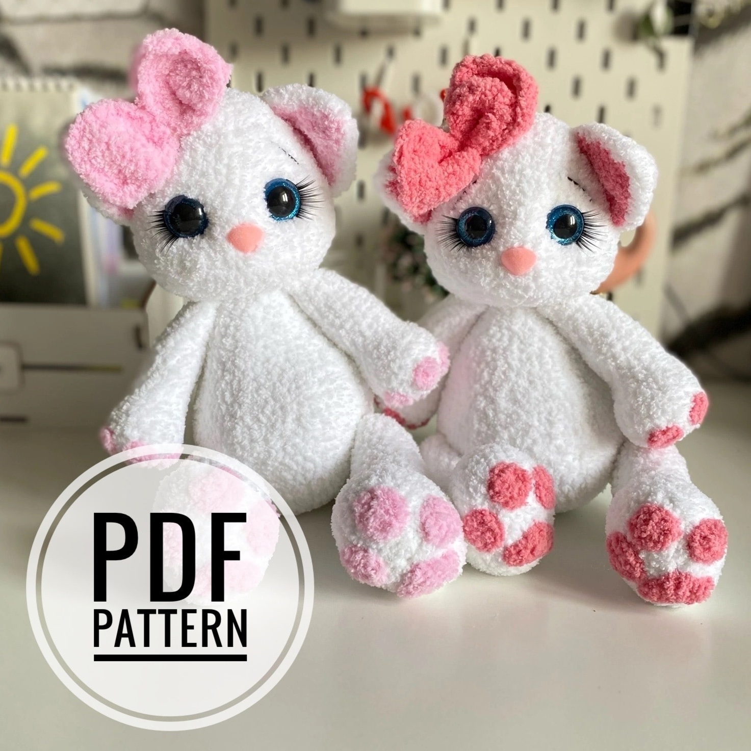 Crochet pattern softy cat - Inspire Uplift