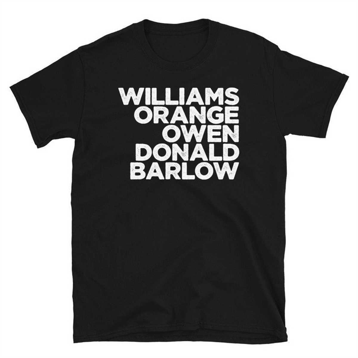 Williams Orange Owen Donald Barlow T-Shirt | Inspire Uplift