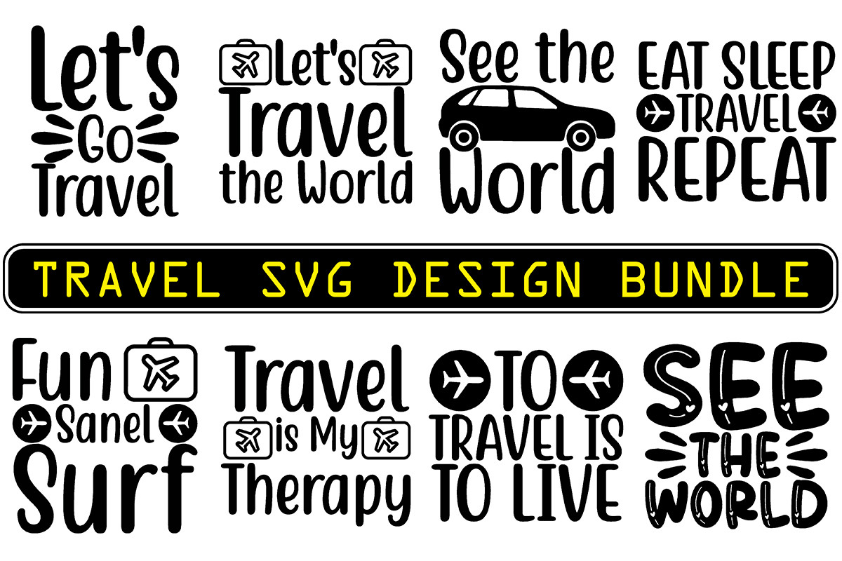 Travel SVG Design Bundle | Inspire Uplift