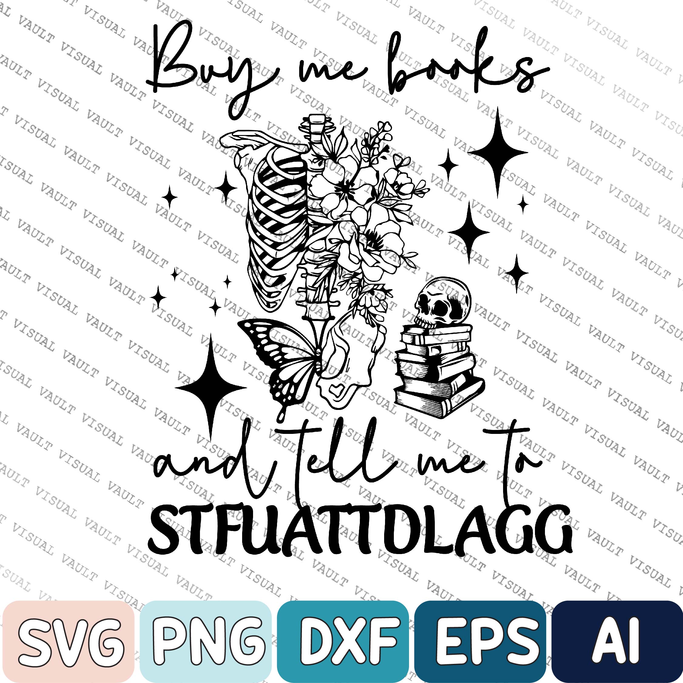 Funny Skeleton Book Svg, Introvert Svg, Book Lover Librarian - Inspire ...