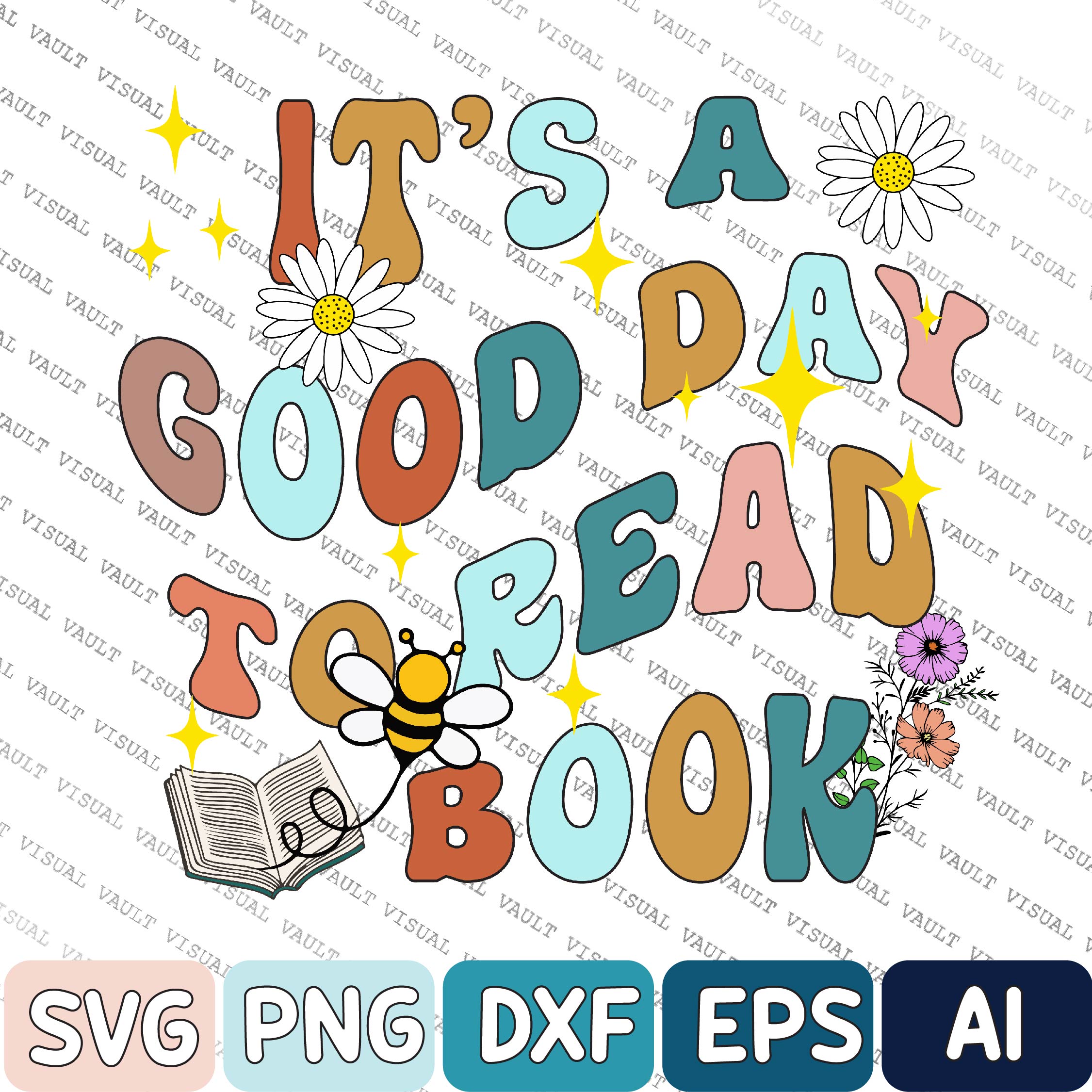 Its A Good Day To Read Svg, Reading Svg, Librarian Svg, Book | Inspire ...