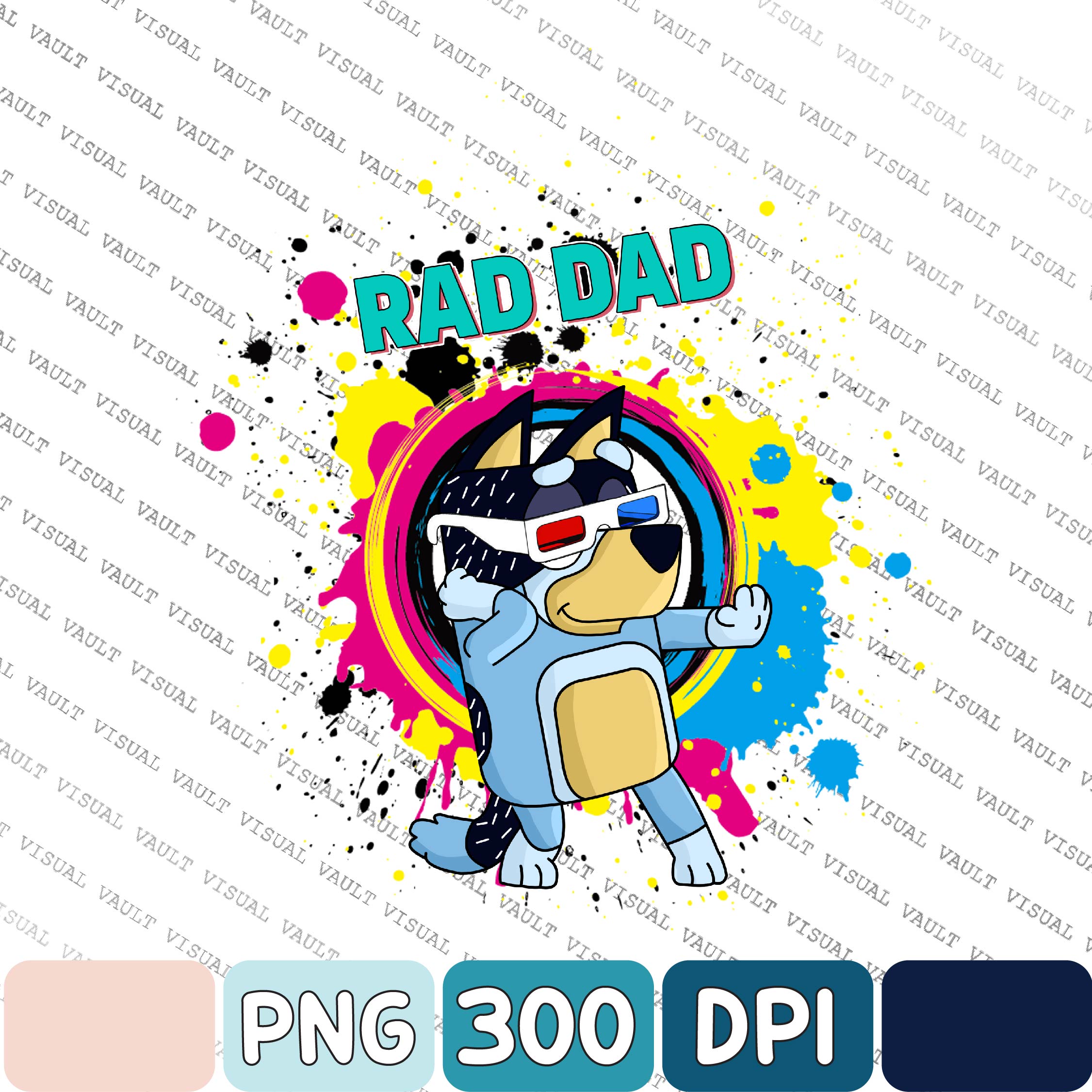 Bluey Family Png, Bluey Dancing Png, Bluey Dad Png, Bluey Ra | Inspire ...