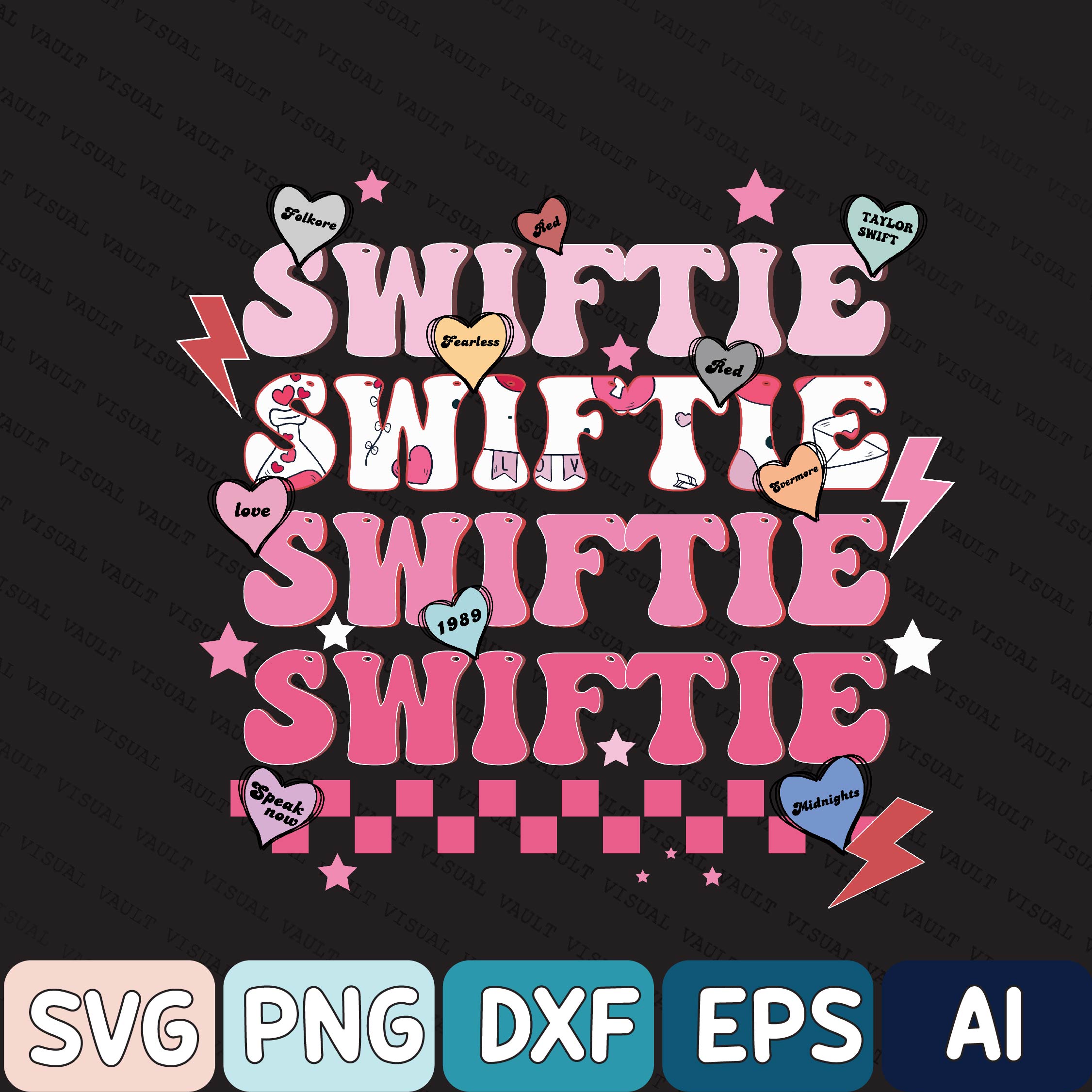 All Heart Album Svg, The Heart Swiftie Svg, Retro Swiftie Sv | Inspire ...