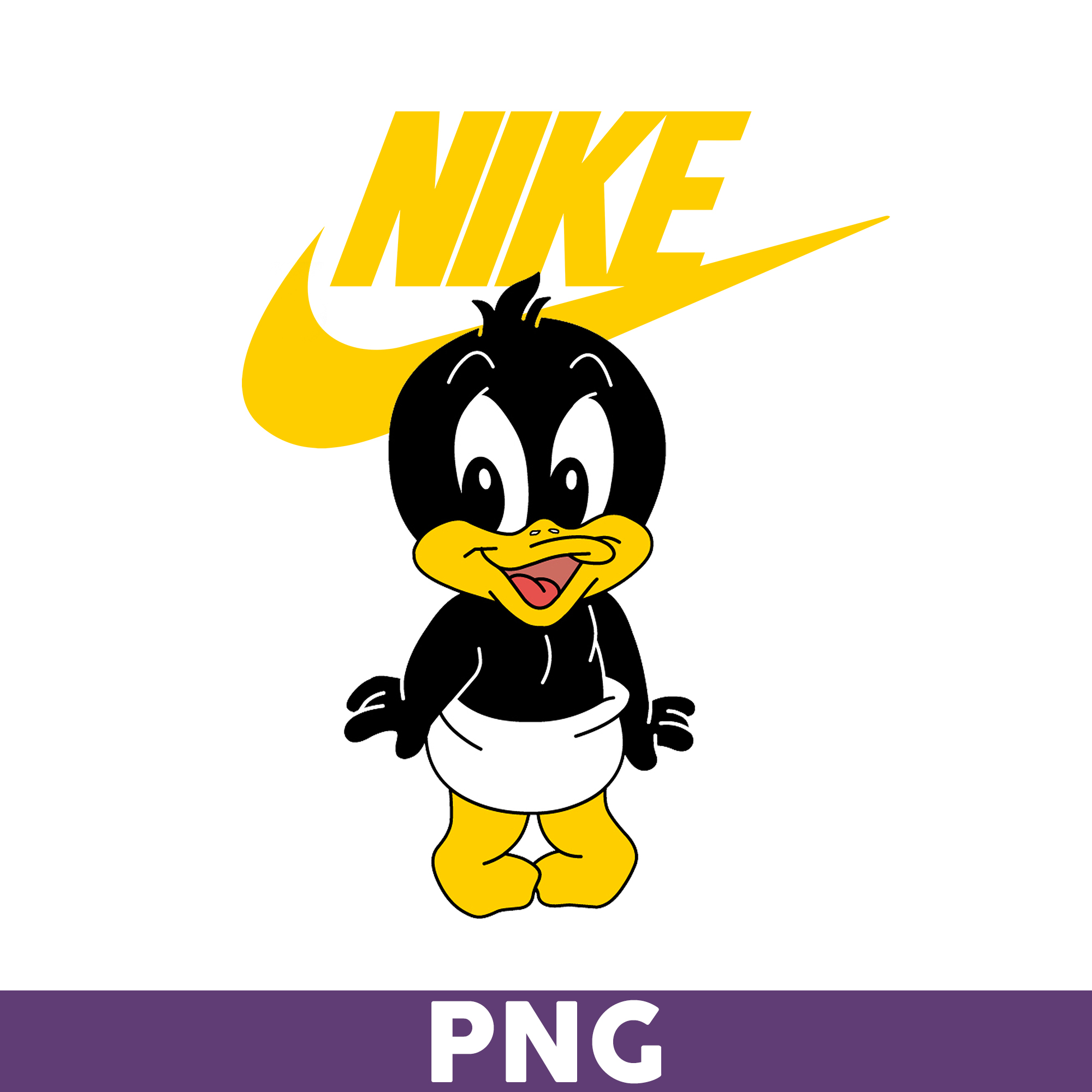 Daffy Duck Nike Png, Nike Logo Png, Daffy Duck Png, Fashion | Inspire ...