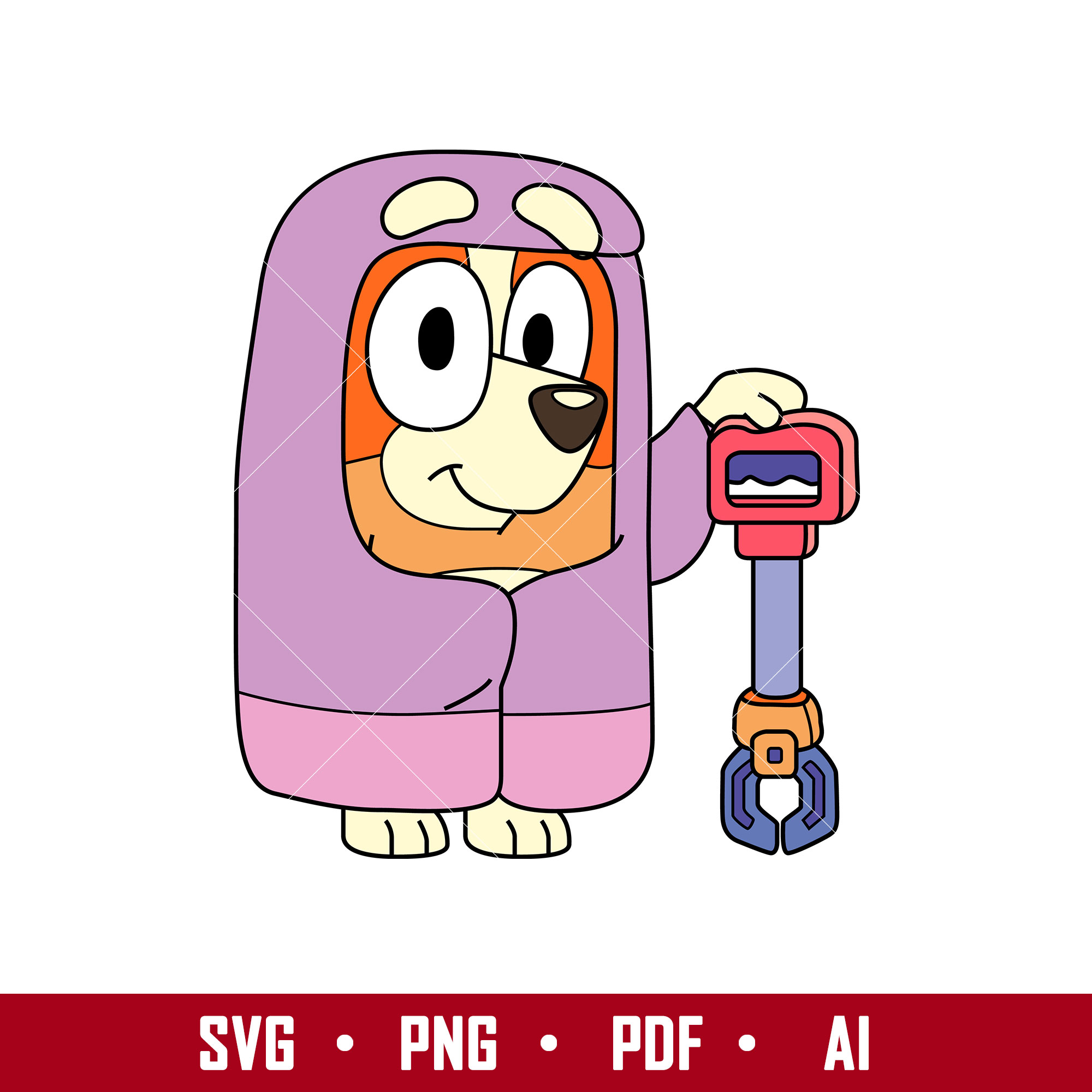 Granny Rita Svg, Bluey Svg, Cartoon Svg, Png Pdf Ai Digital | Inspire ...