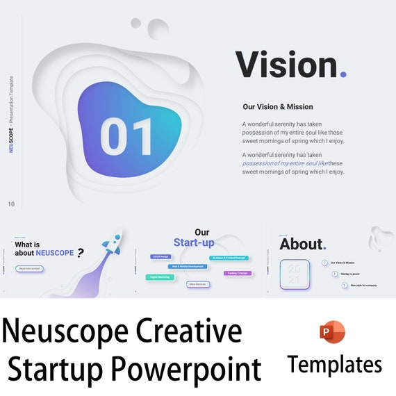 Neuscope Creative Startup Powerpoint Template Dark Light PPT | Inspire ...