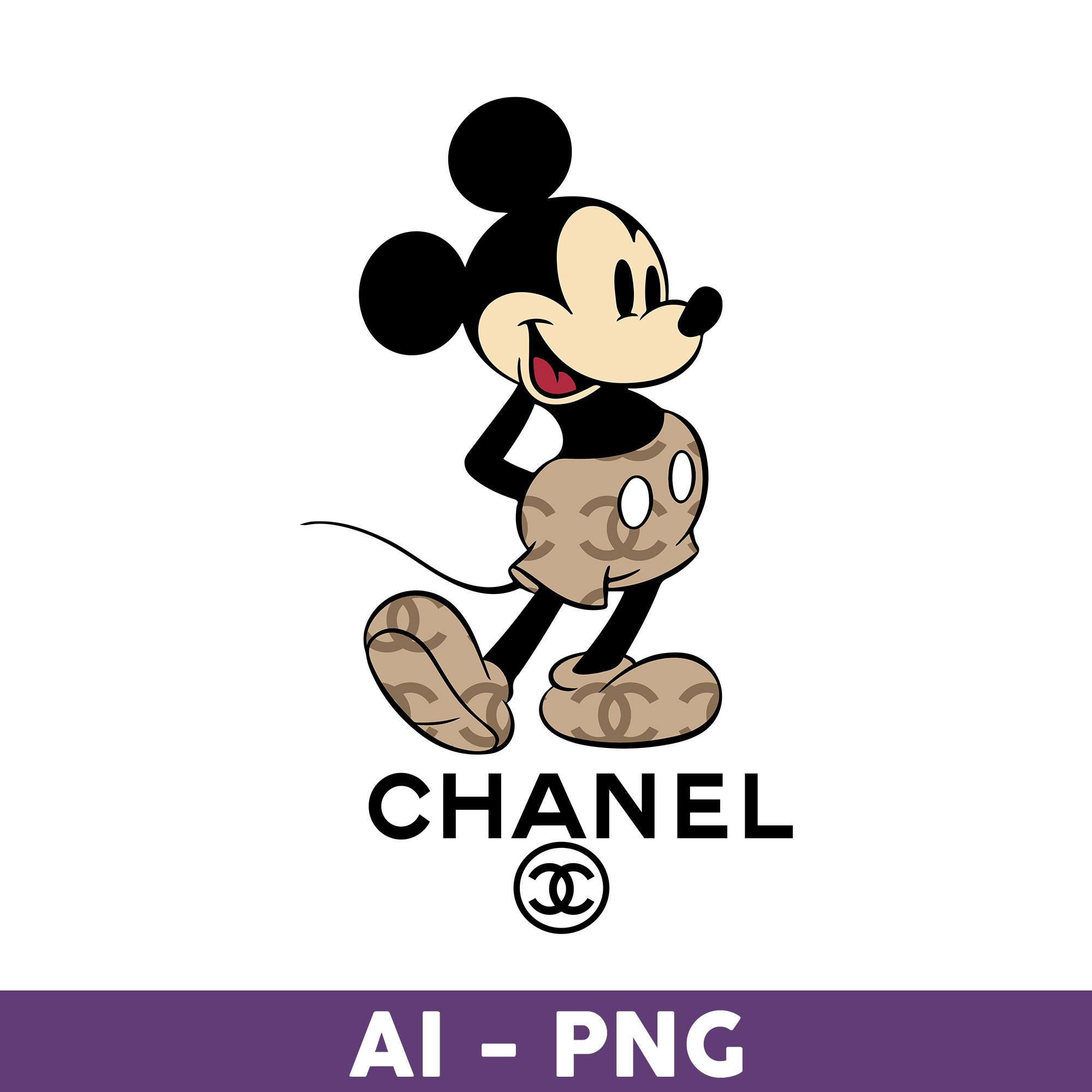 Mickey Mouse Chanel Png, Chanel Png, Mickey Mouse Png, Chane - Inspire ...