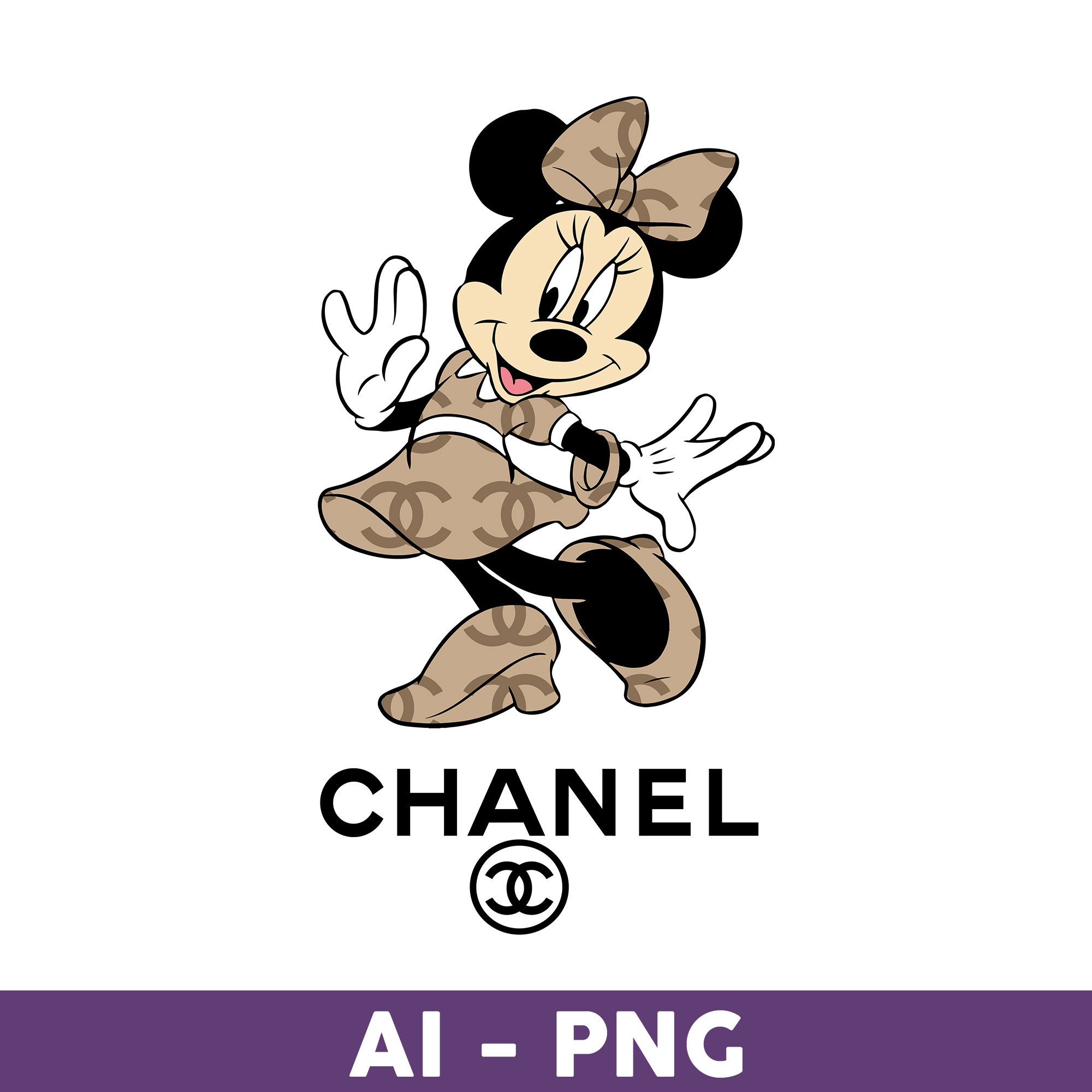 Minnie Mouse Chanel Png, Chanel Brands Logo Png, Minnie Png, - Inspire ...