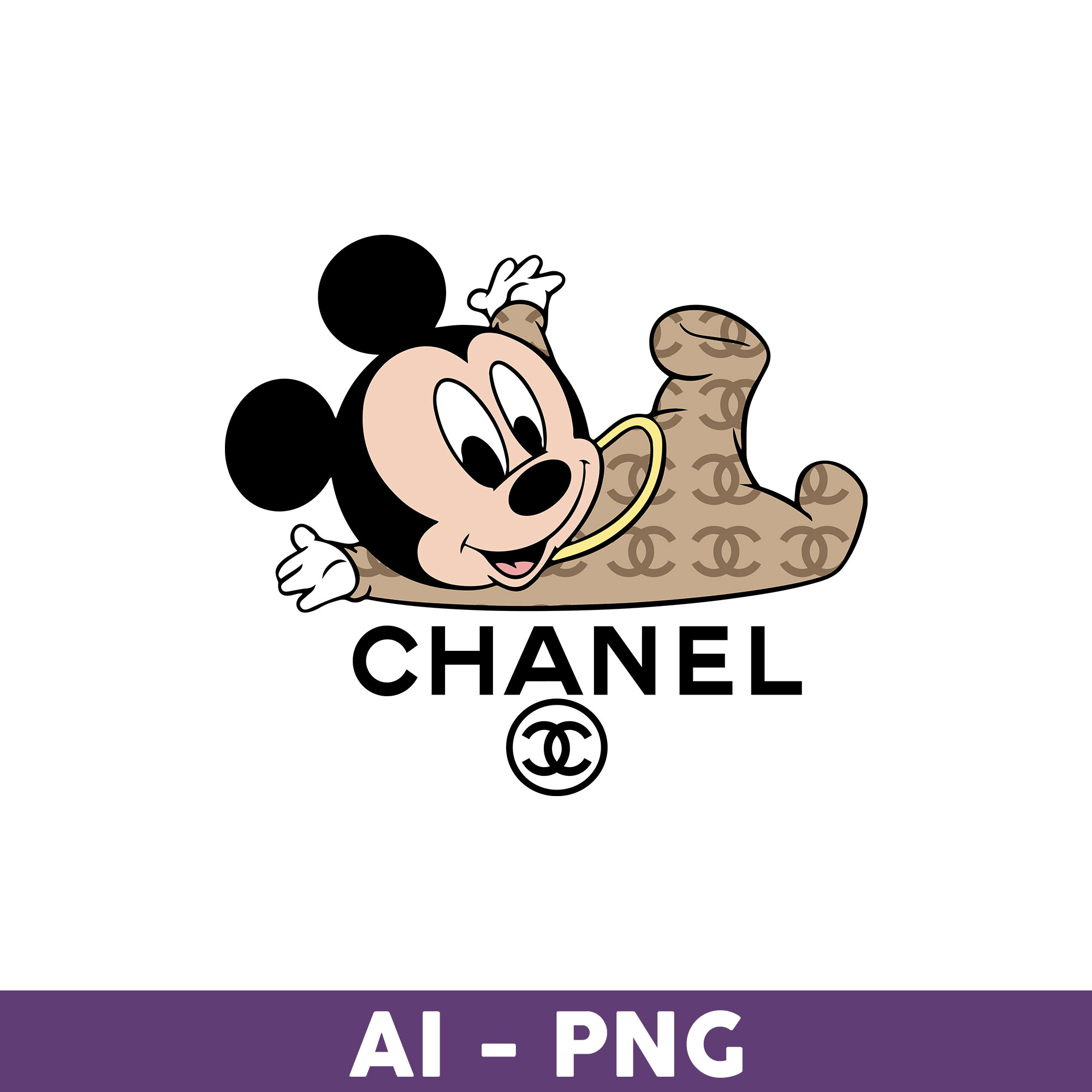 Baby Mickey Chanel Png, Chanel Brands Logo Png, Mickey Png, - Inspire ...