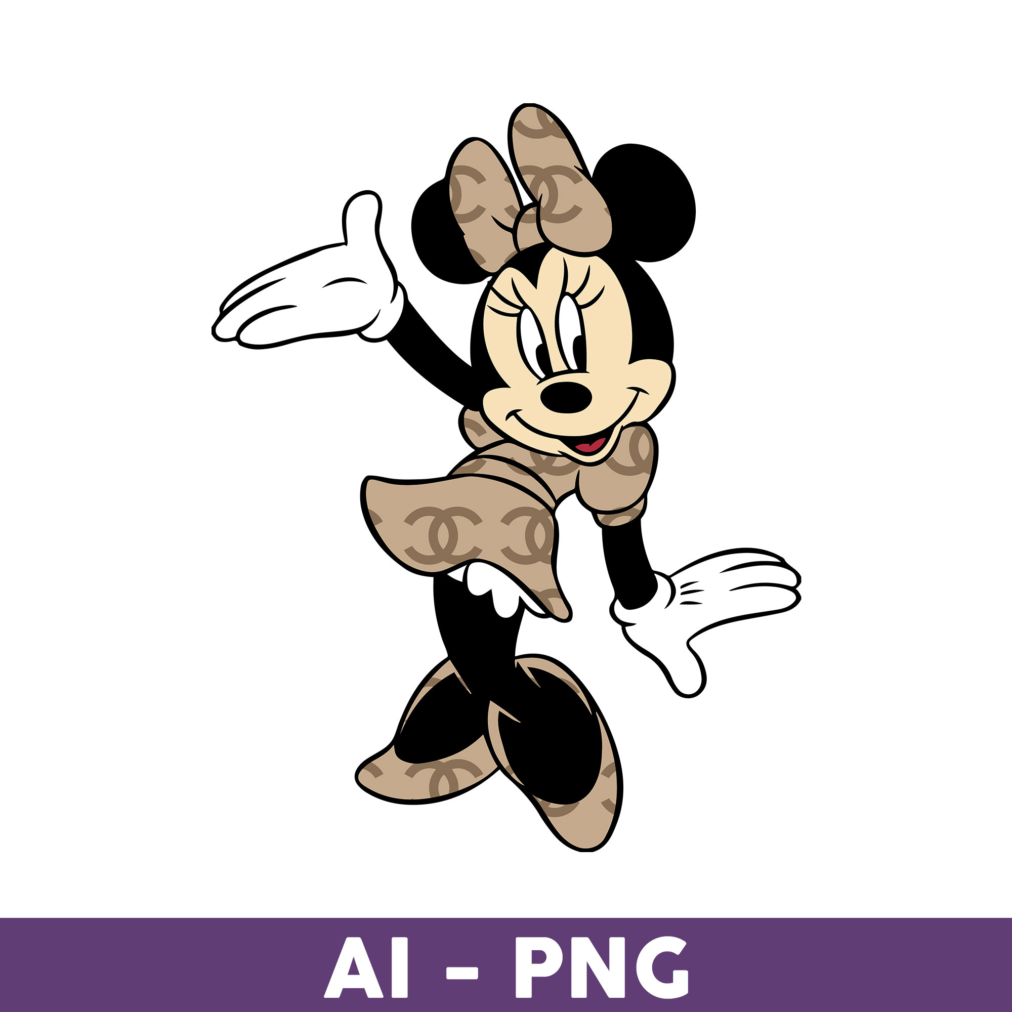 Minnie Mouse Chanel Png, Chanel Brands Logo Png, Minnie Png, - Inspire ...