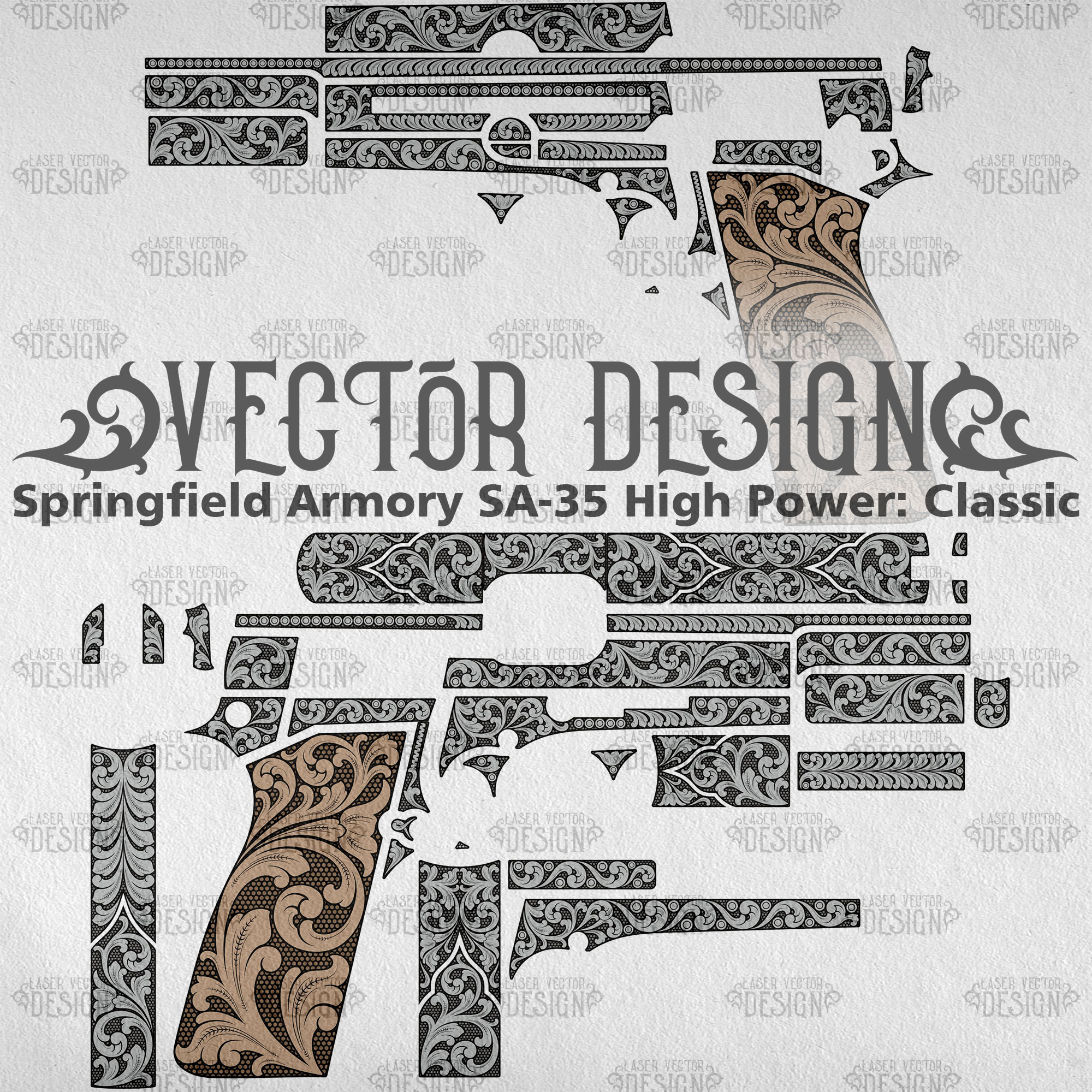 VECTOR DESIGN Springfield Armory SA-35 High Power Classic Sc | Inspire ...