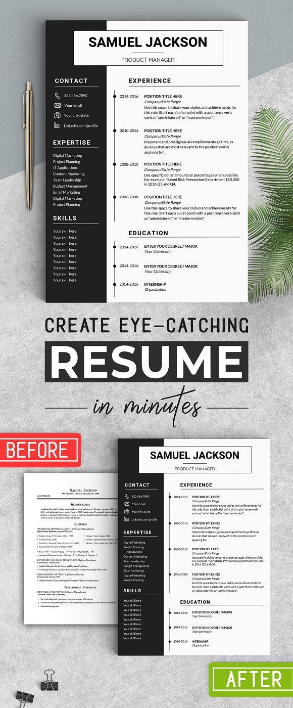 Create eye-catching resume and matching cover letter in less | Inspire ...