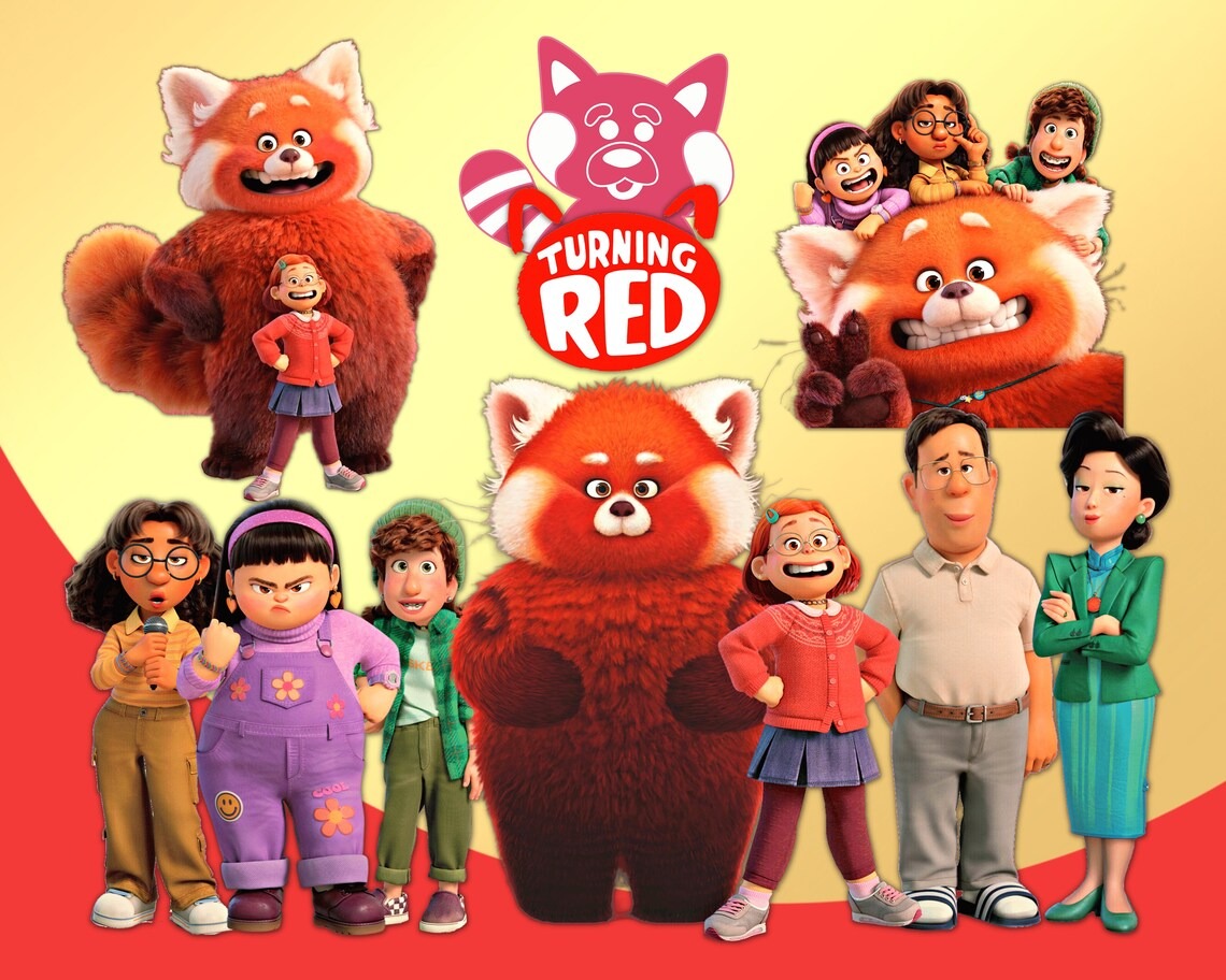 Turning red svg, turning red png, red panda svg, turning red - Inspire ...