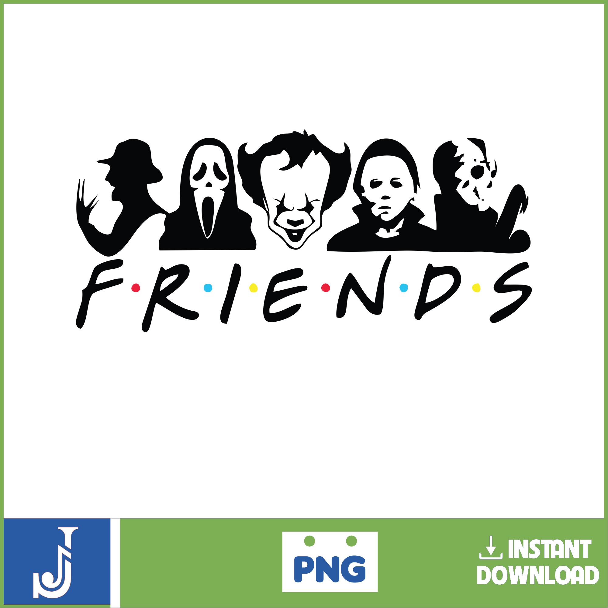 Horror Characters Png, Horror Squad Png, Horror Friends Png, | Inspire ...