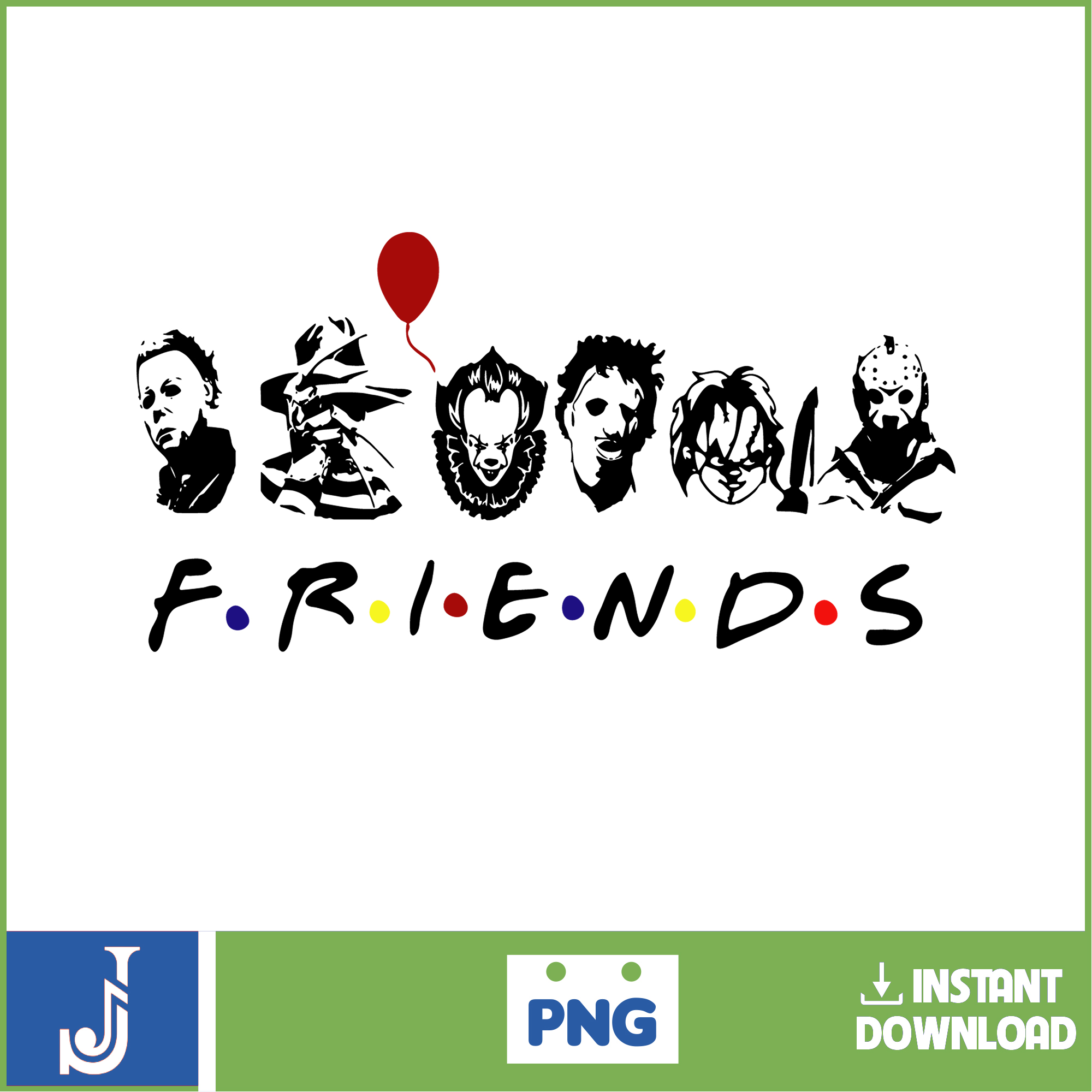 Horror Characters Png, Horror Squad Png, Horror Friends Png, | Inspire ...