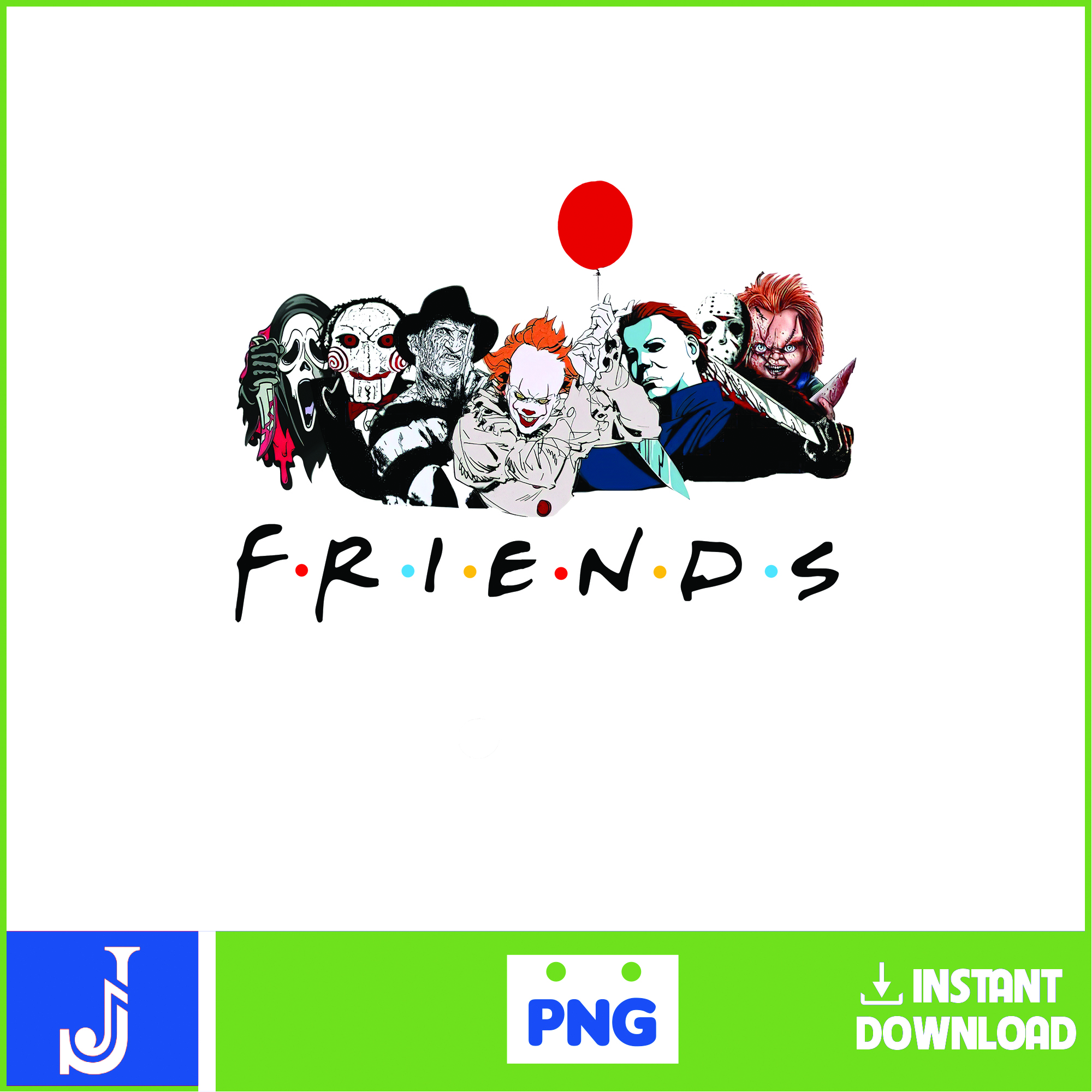 Horror Characters Png, Horror Squad Png, Horror Friends Png, | Inspire ...