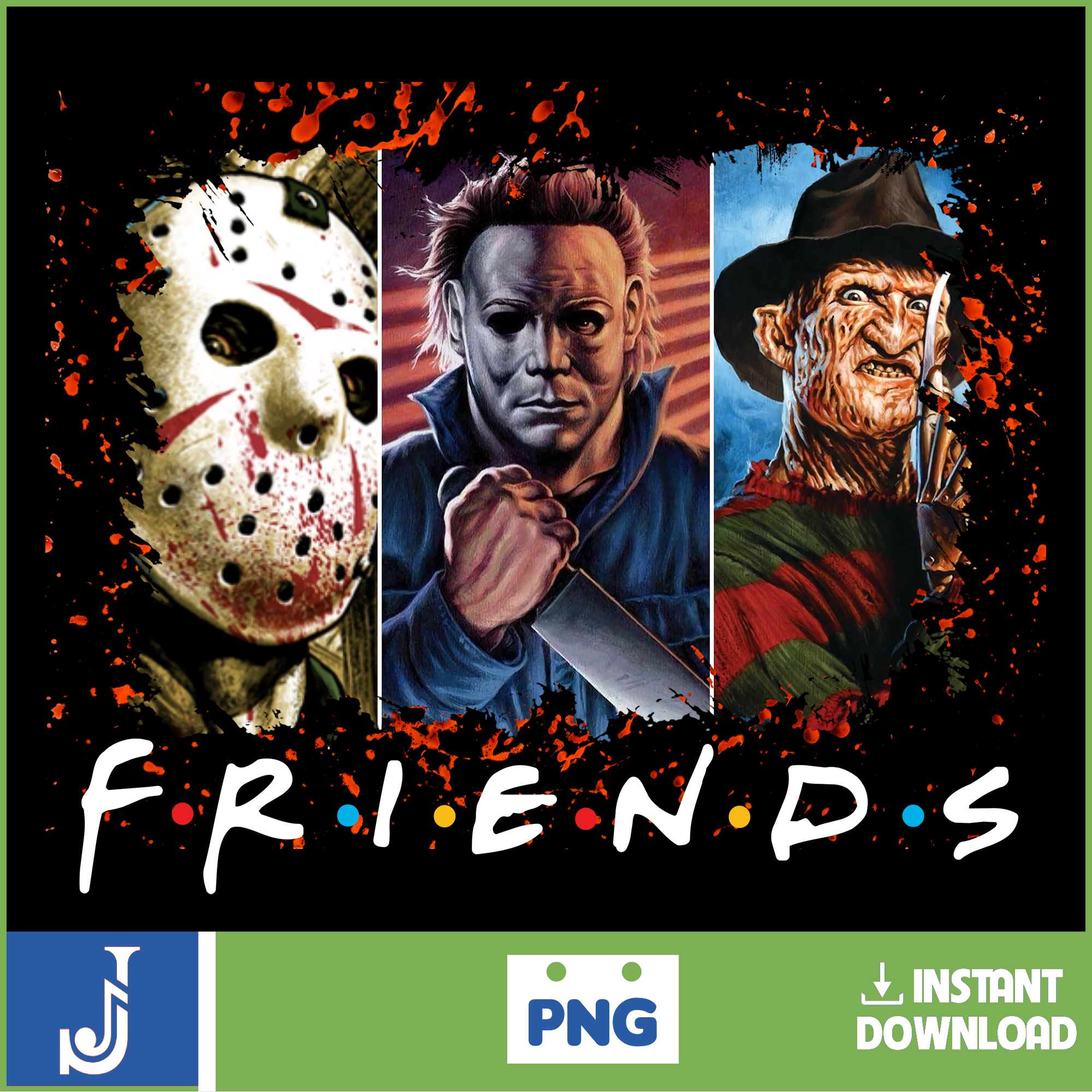 Horror Characters Png, Horror Squad Png, Horror Friends Png, | Inspire ...