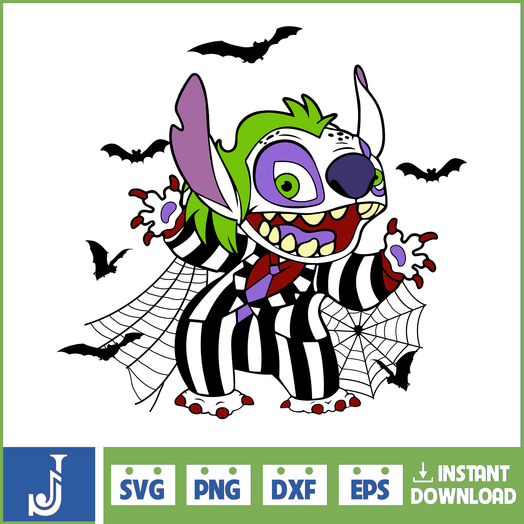 Stitch Horror Characters Cosplay SVG Files For Cricut, Stitc - Inspire ...