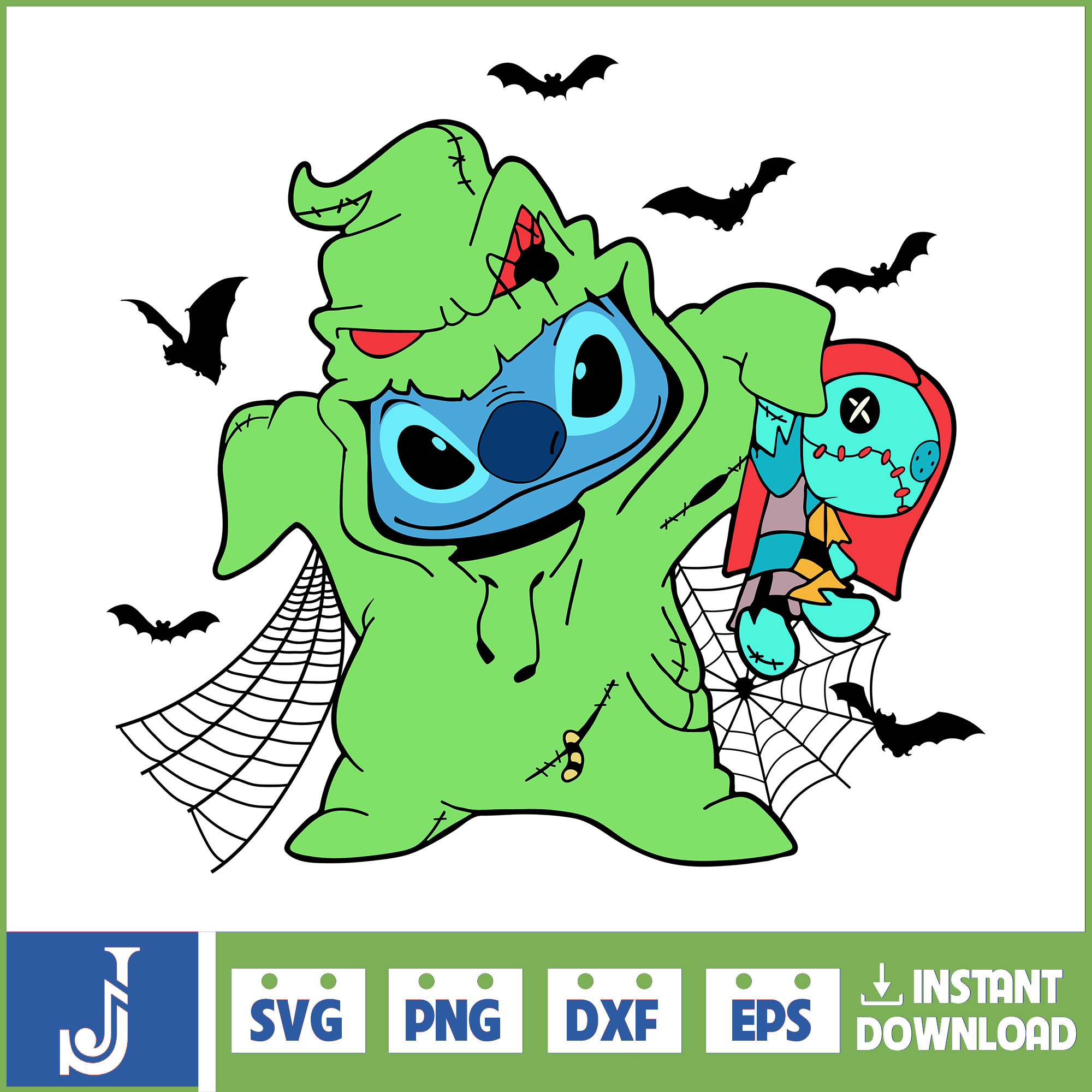 Stitch Horror Characters Cosplay SVG Files For Cricut, Stitc | Inspire ...