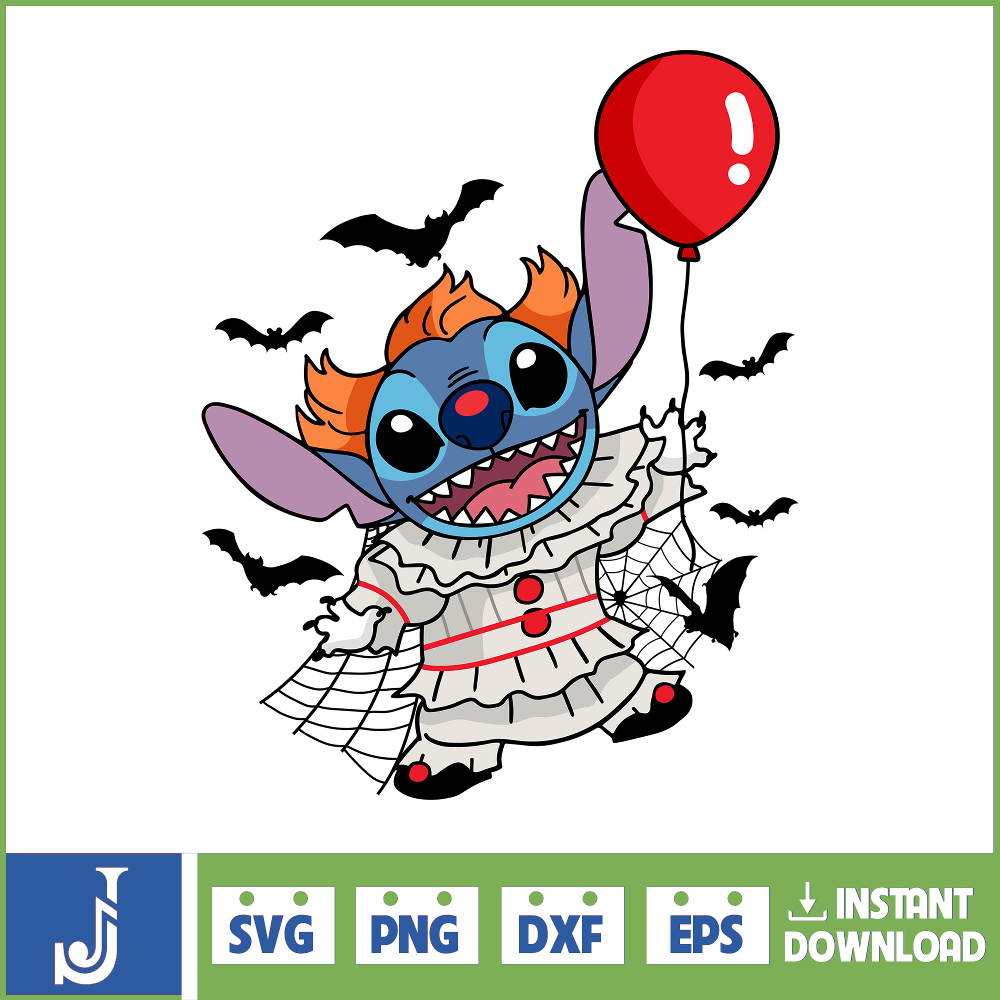 Stitch Horror Characters Cosplay SVG Files For Cricut, Stitc | Inspire ...