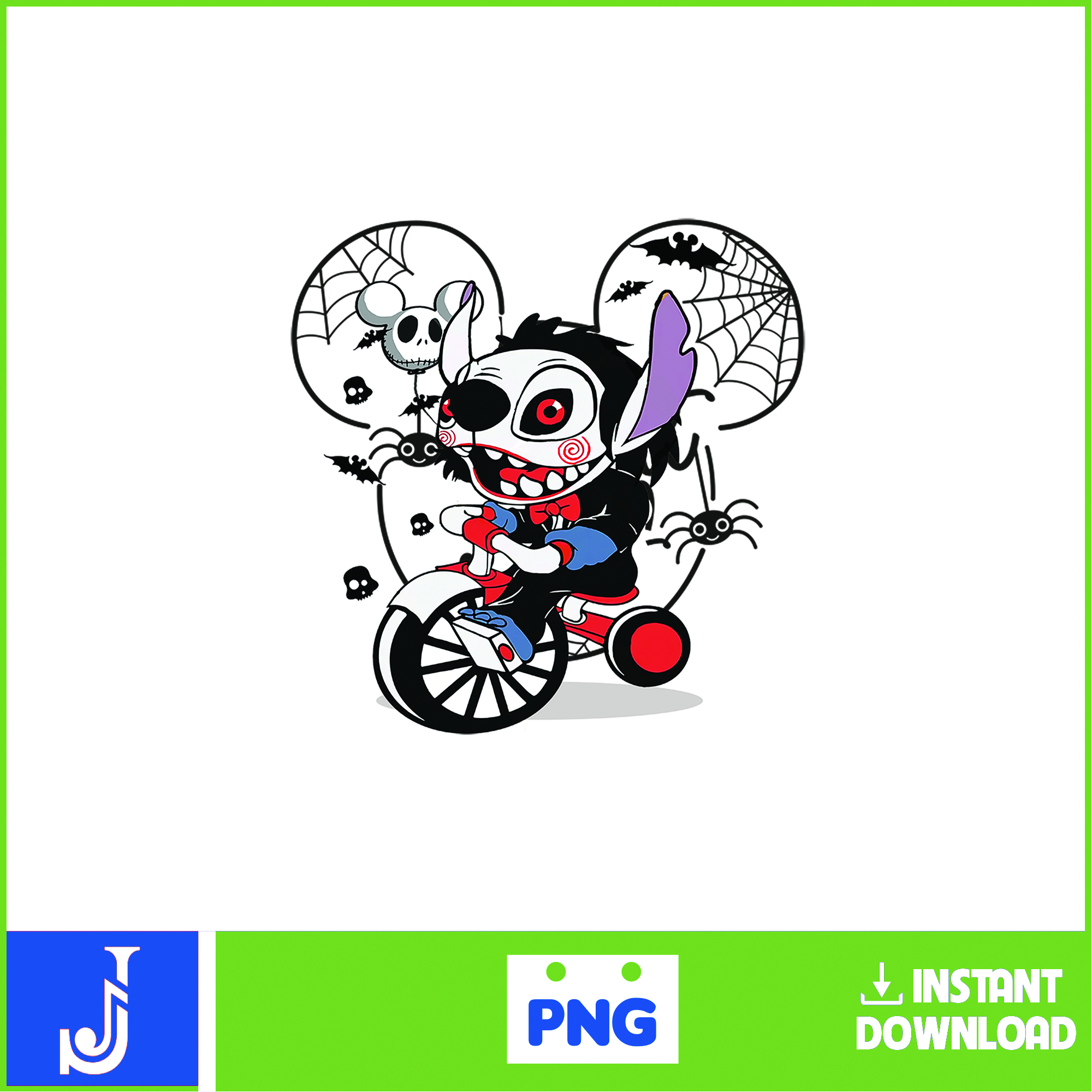 Stitch Horror Movie Characters Cosplay PNG Files For Cricut, - Inspire ...