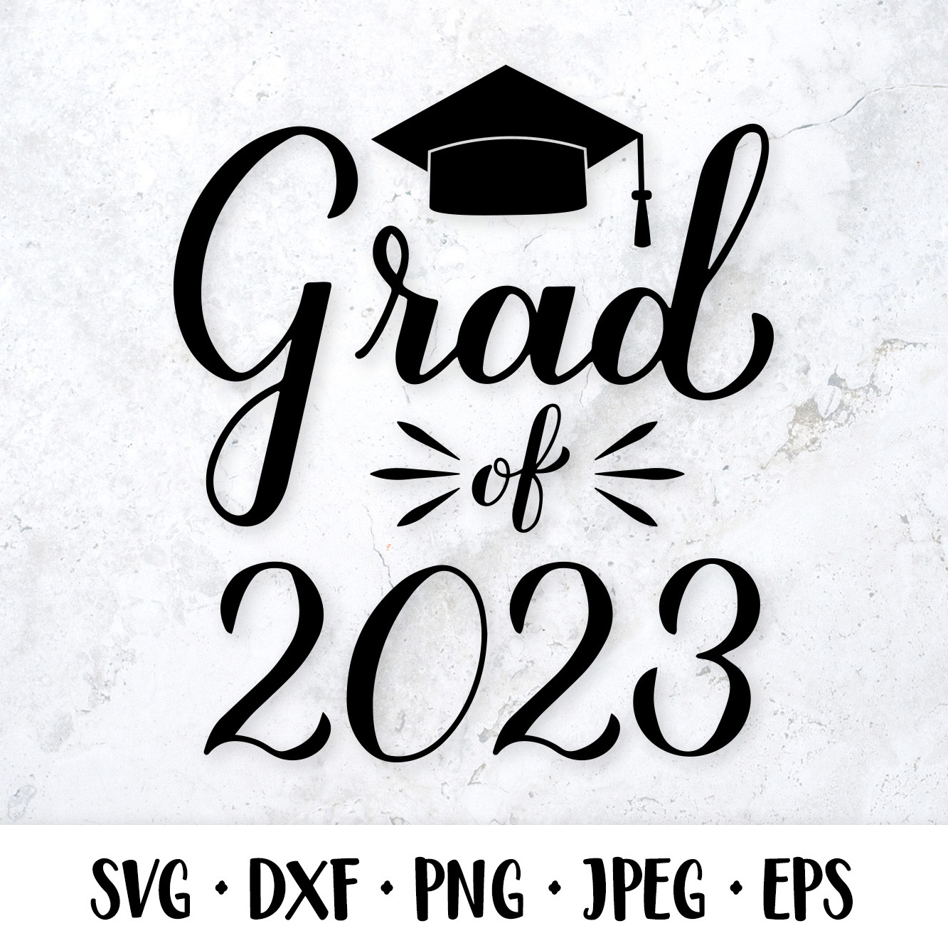 Grad of 2023. Class of 2023. Graduation SVG cut file | Inspire Uplift