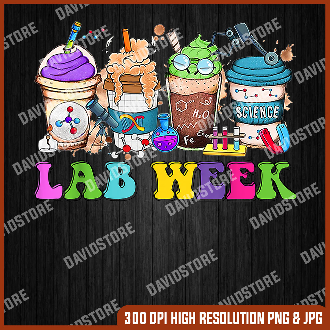 Coffee Lover Lab Week Funny Medical Laboratory Technologist | Inspire ...